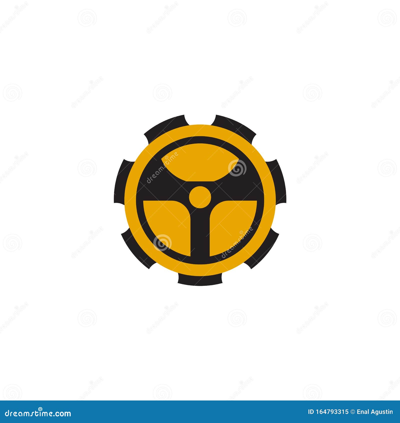 Car Steering Icon Logo Design Template Stock Vector - Illustration of ...