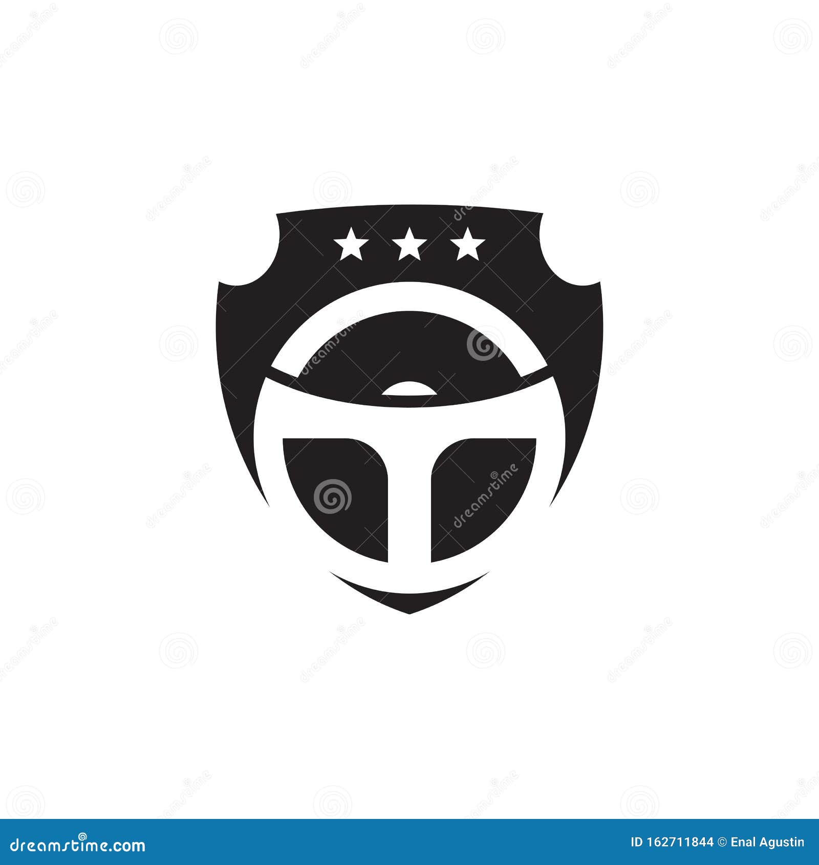 Car Steering Logo Design Vector Template Stock Vector - Illustration of ...