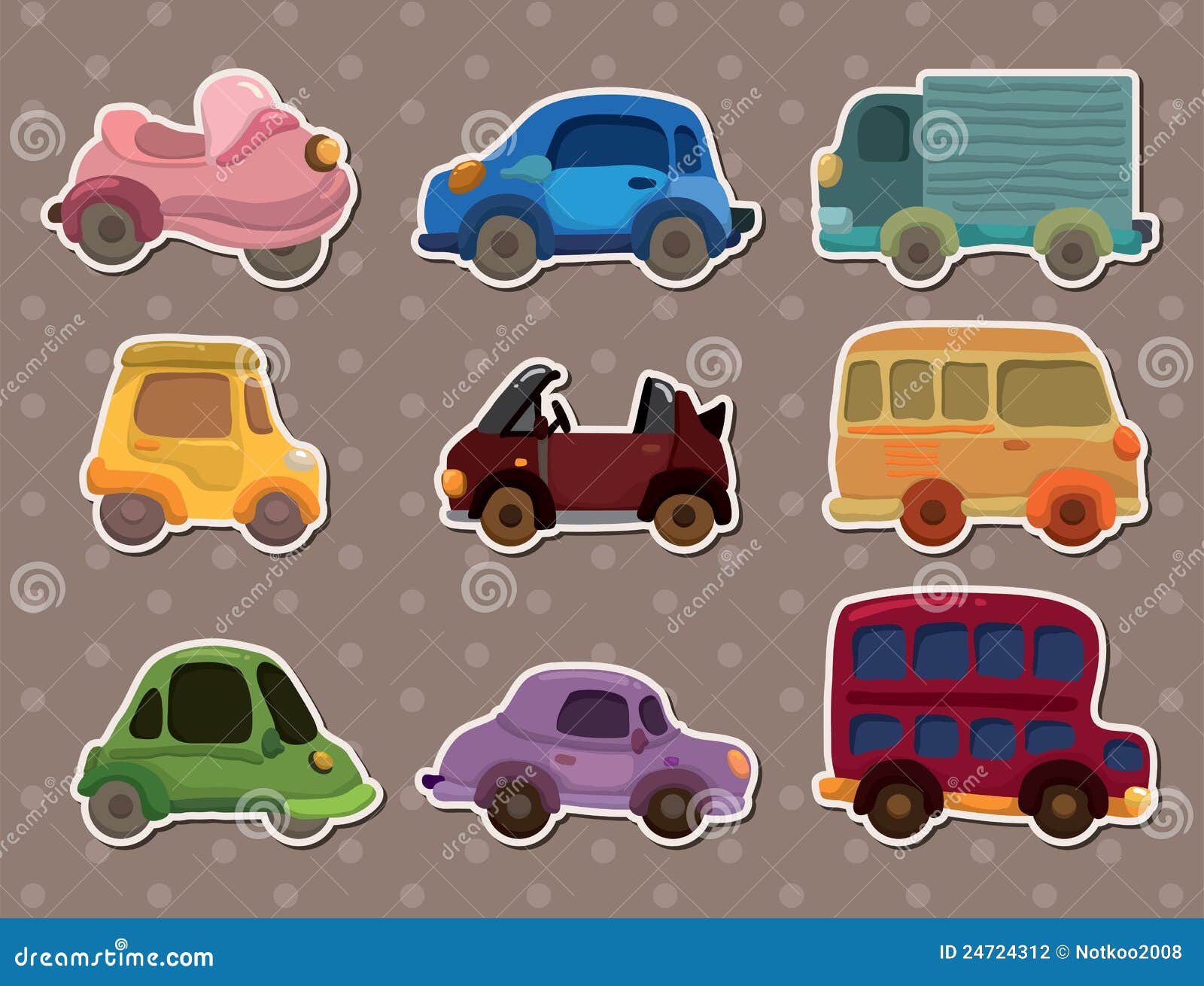 Car stickers stock vector. Illustration of automobile - 24724312