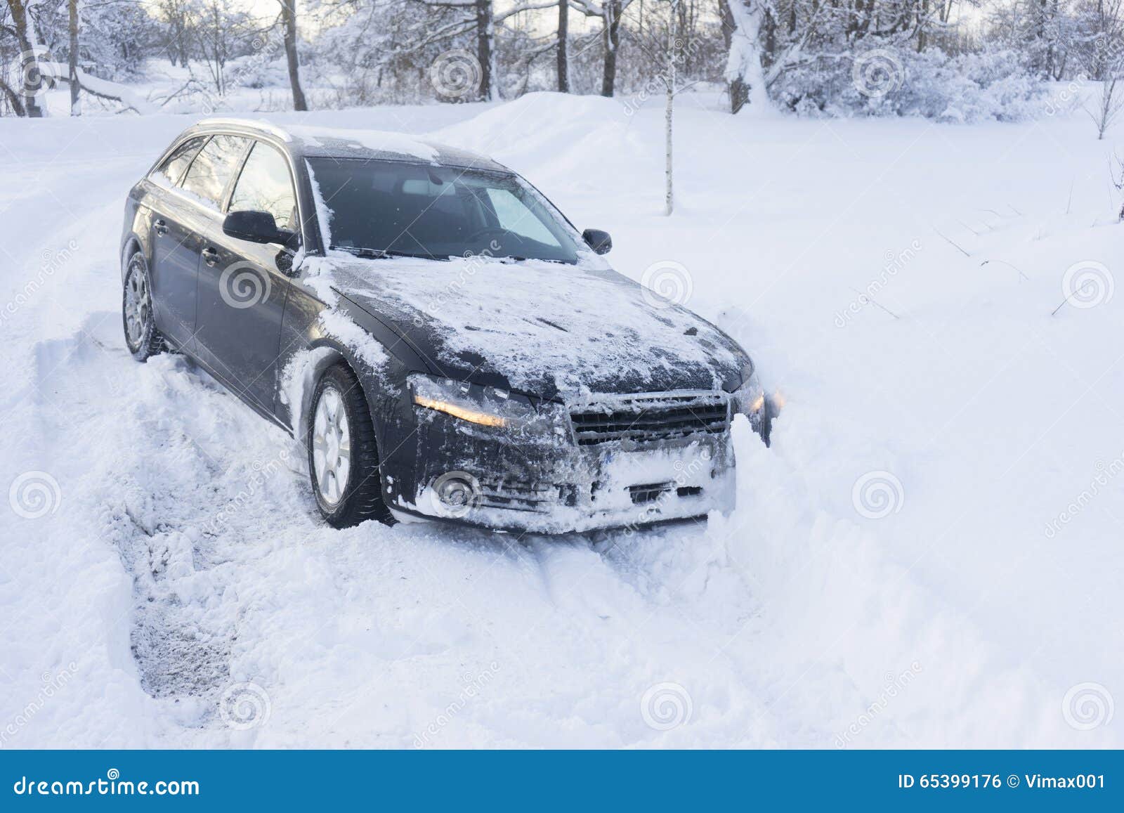 Stuck Snow Plow Royalty-Free Stock Image | CartoonDealer.com #17796352