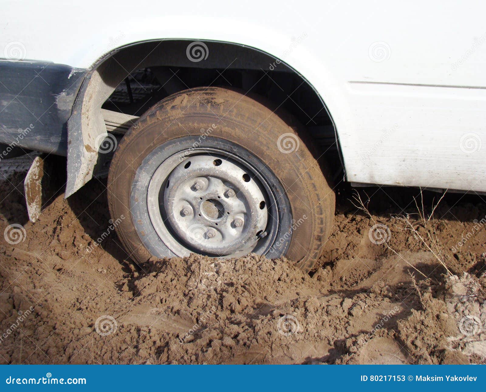 Car is stuck stock image. Image of slide, ground, riding - 80217153