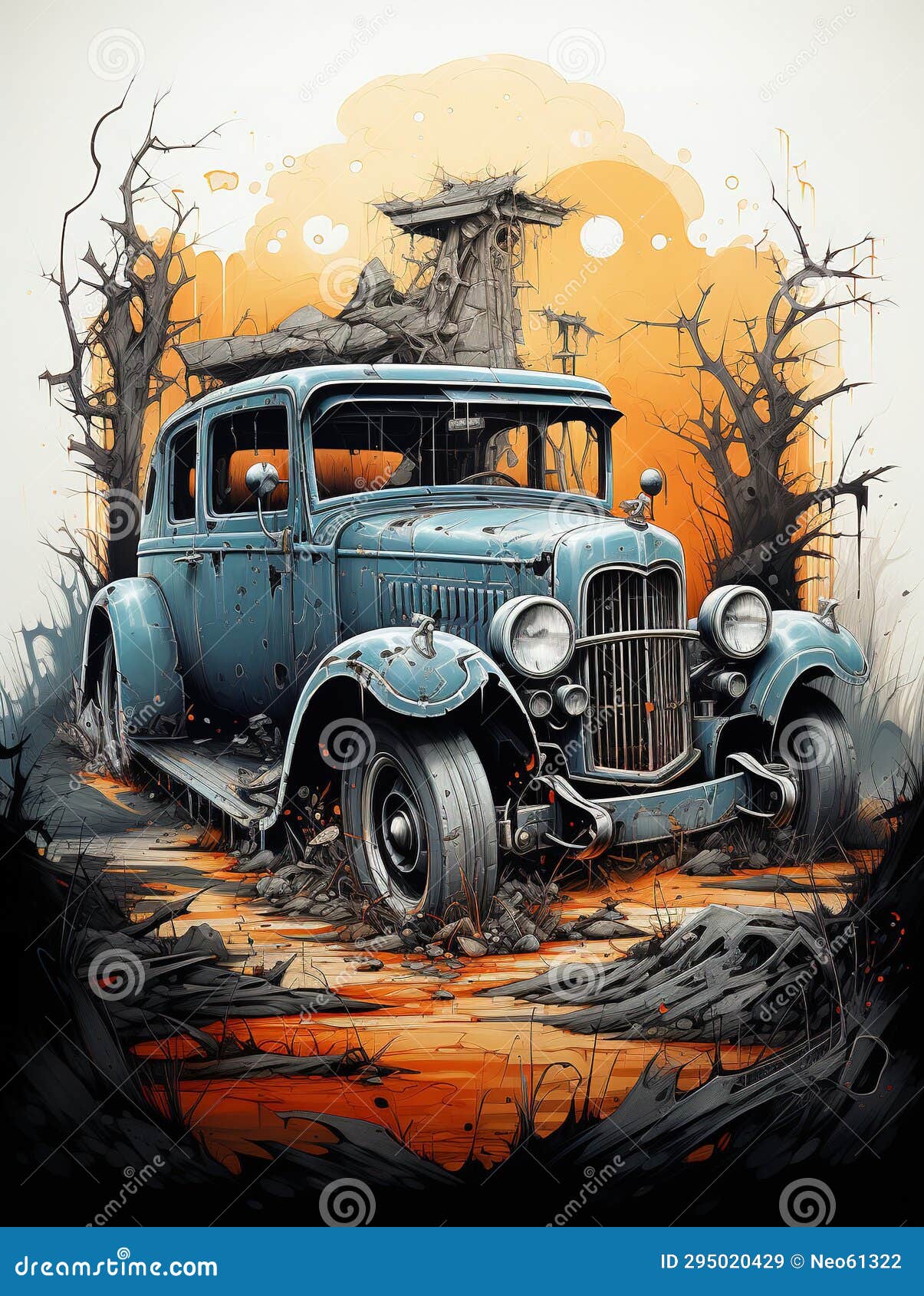 Gritty Horror Comics: Apocalyptic Sea Creature Illustration With ...