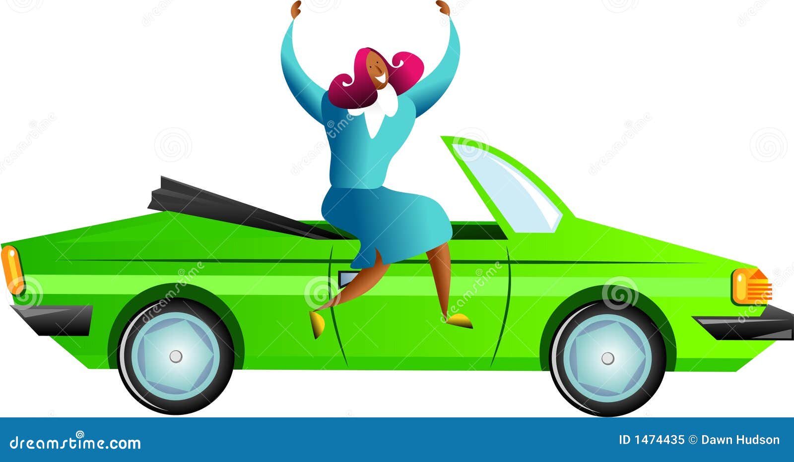 Car success stock illustration. Illustration of adult - 1474435
