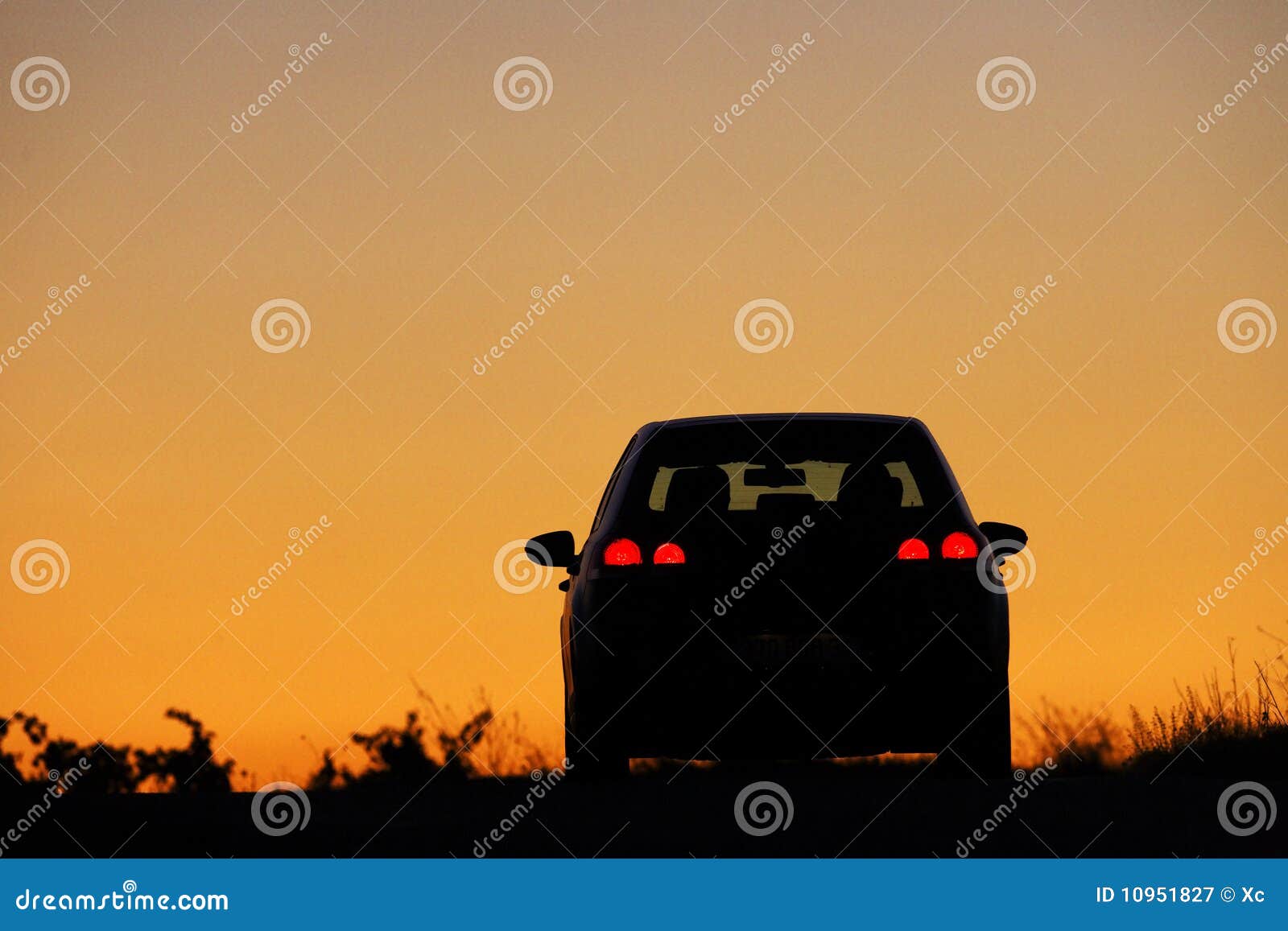 Car Sunset stock image. Image of transport, traffic, cons - 10951827