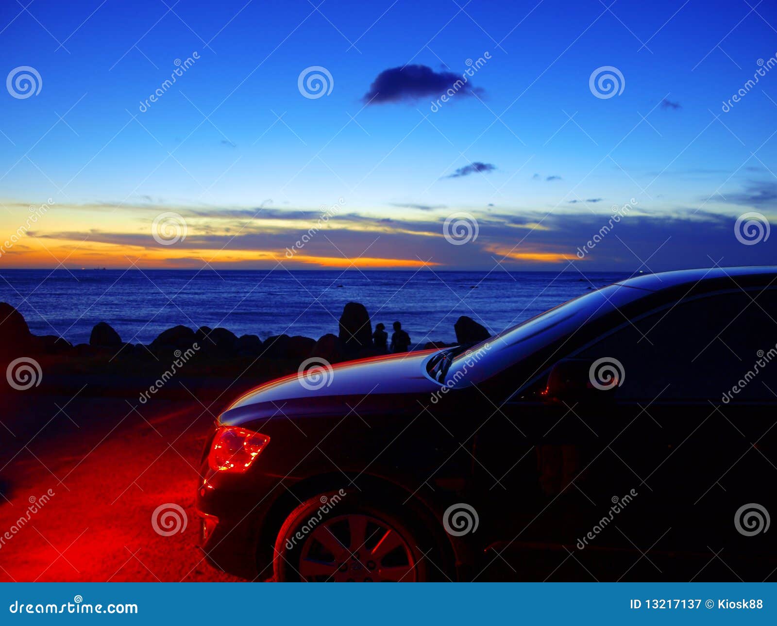 Car and sunset stock image. Image of beauty, beautiful - 13217137