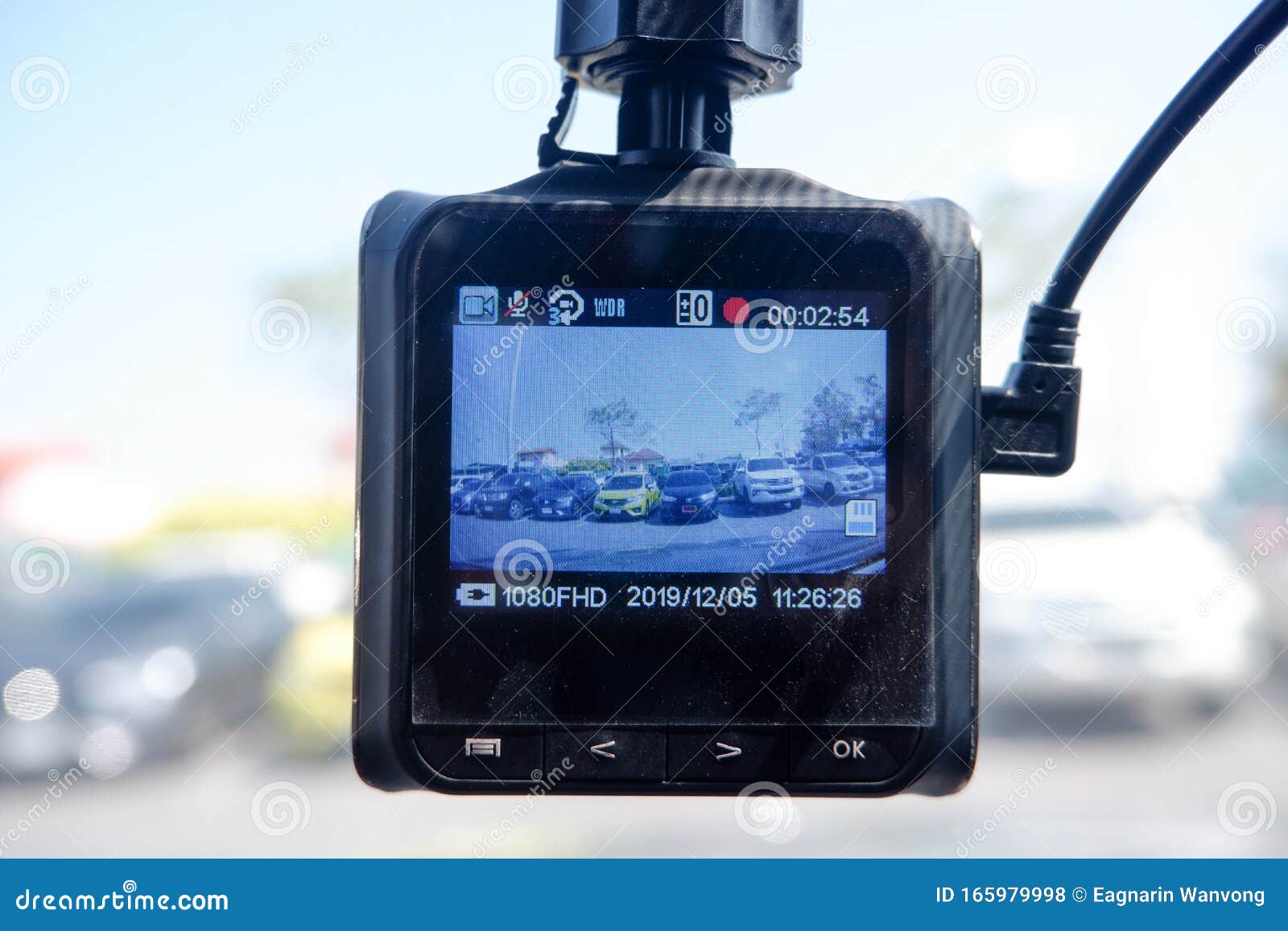 Car Surveillance Cameras for Driving Safety Stock Photo - Image of ...