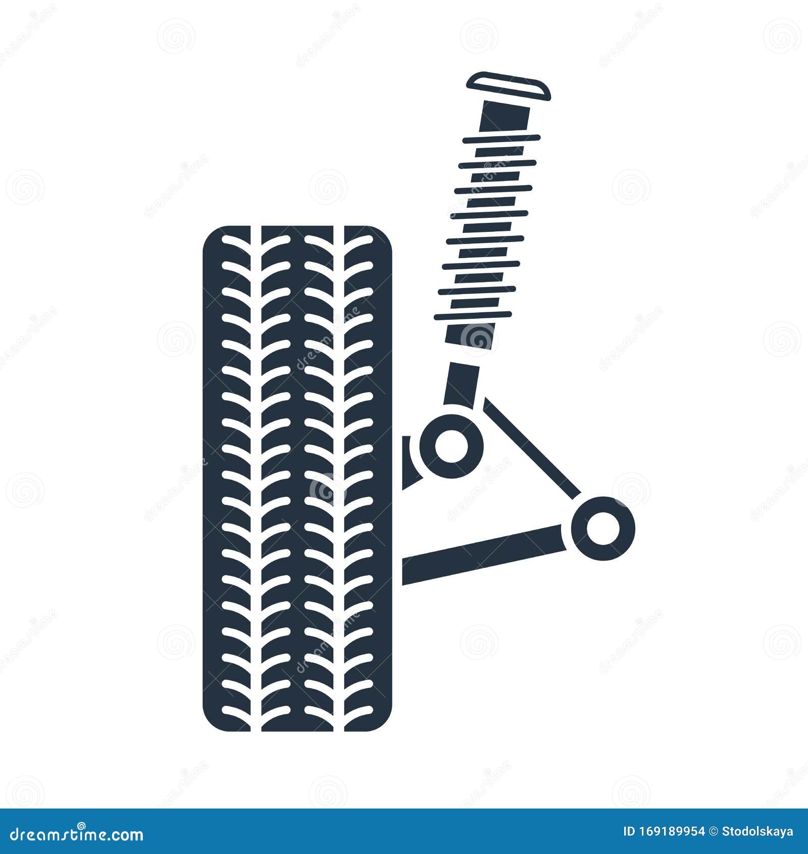 Wheel Alignment Line Icon. Car Suspension Angles Adjustment. Axle ...