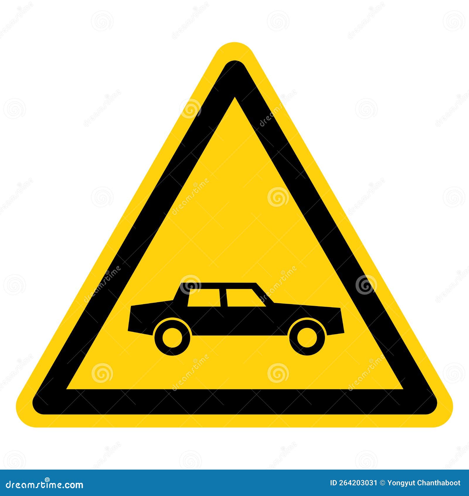 Car Symbol Sign, Vector Illustration, Isolate on White Background Label ...