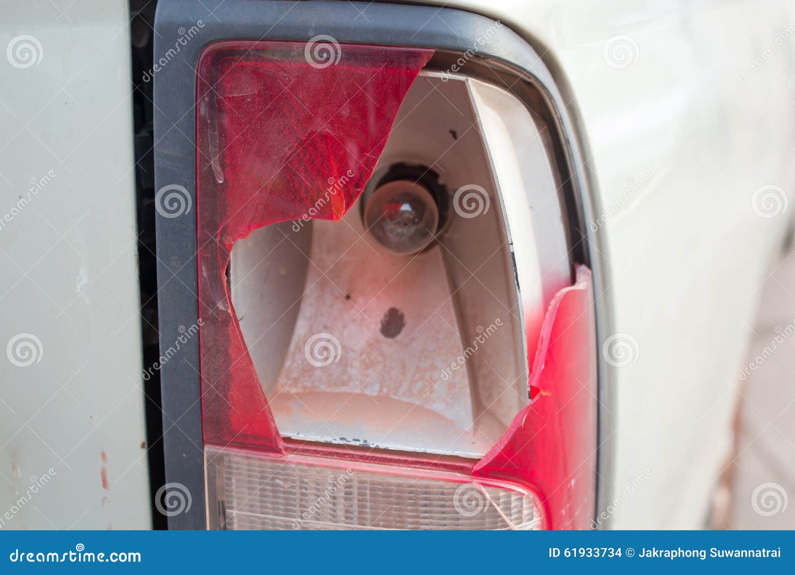 Car tail light has broken stock photo. Image of left - 61933734 Car tail light has broken stock photo. Image of left - 61933734