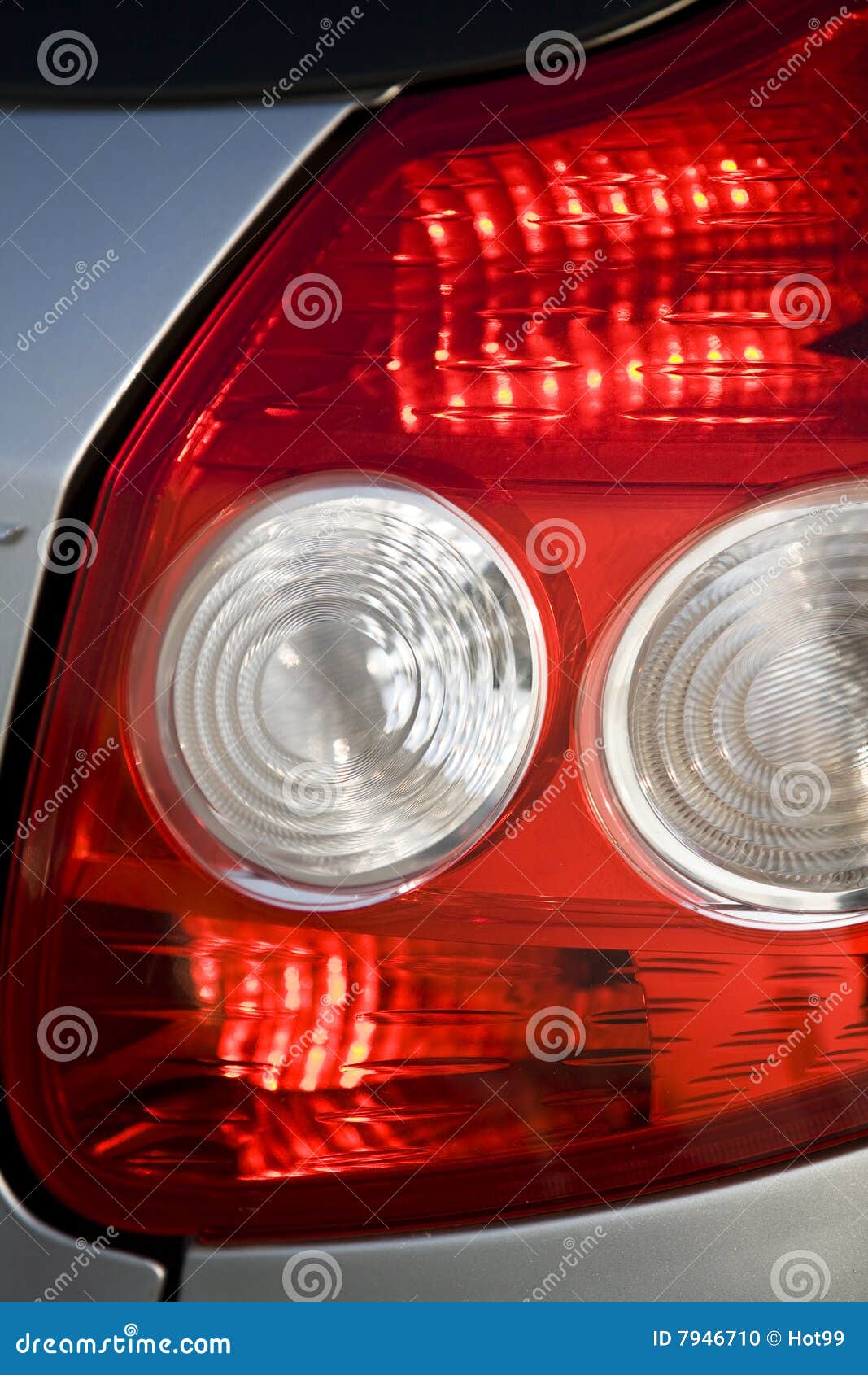 Car tail lights stock photo. Image of headlamp, reflector - 7946710