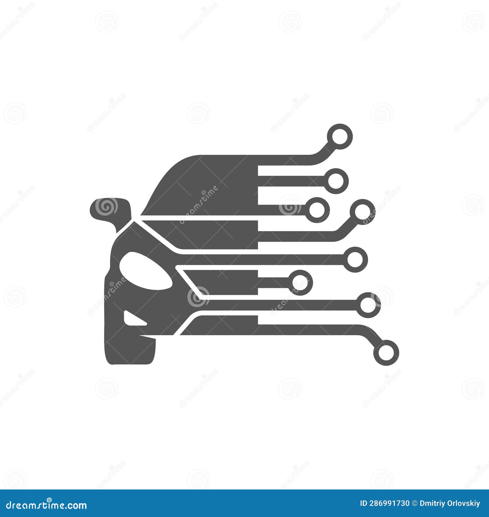 Car Tech Logo Template Designs. Car Diagnostics. AI Car System. Modern ...