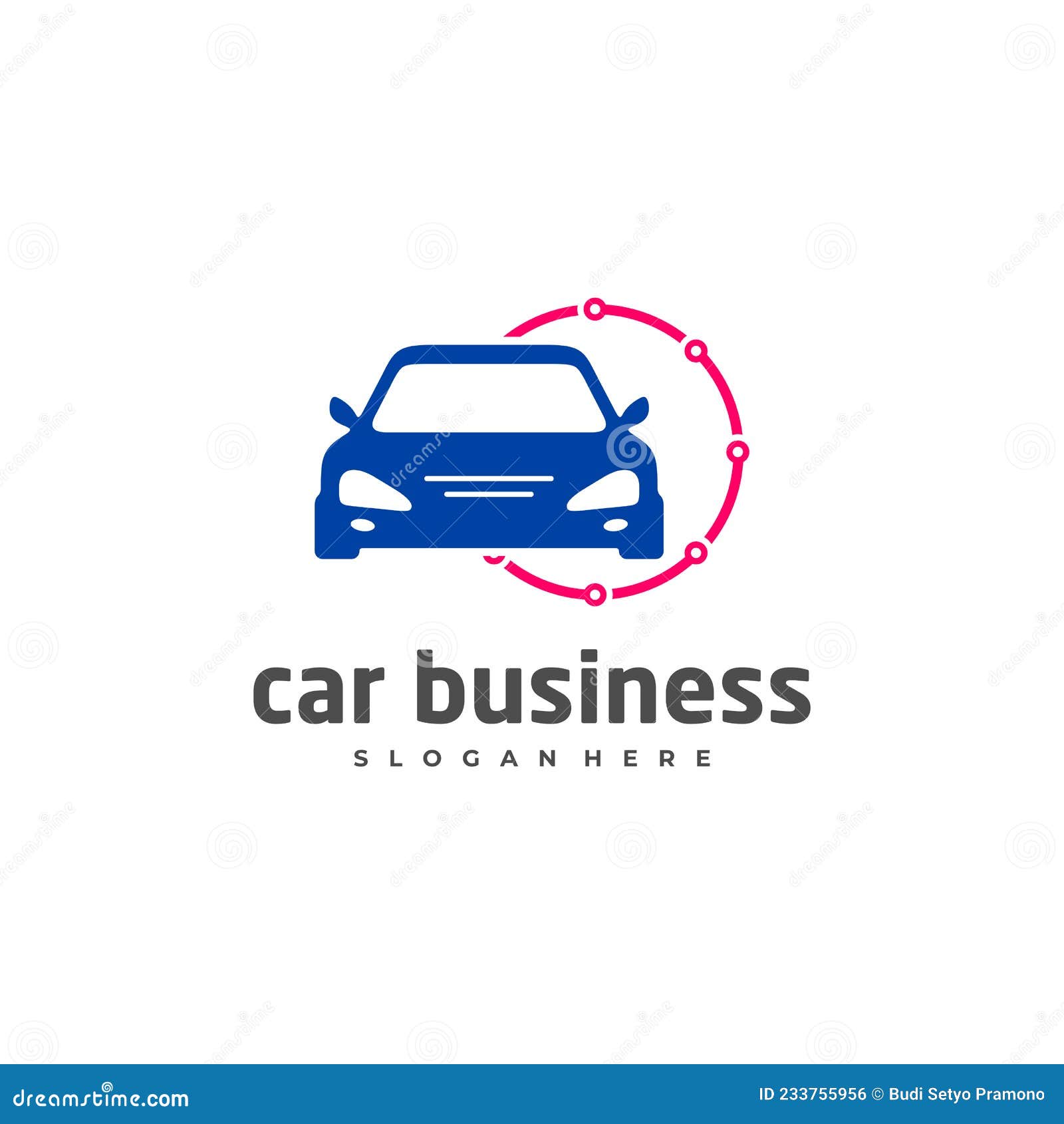Car Tech Logo Vector Template, Creative Car Logo Design Concepts Stock ...