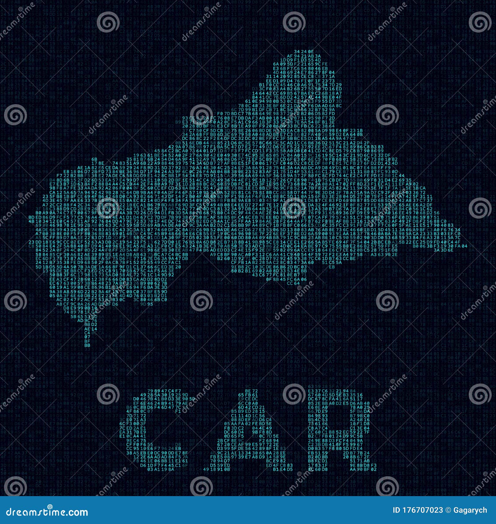 CAR tech map. stock illustration. Illustration of boundary - 176707023