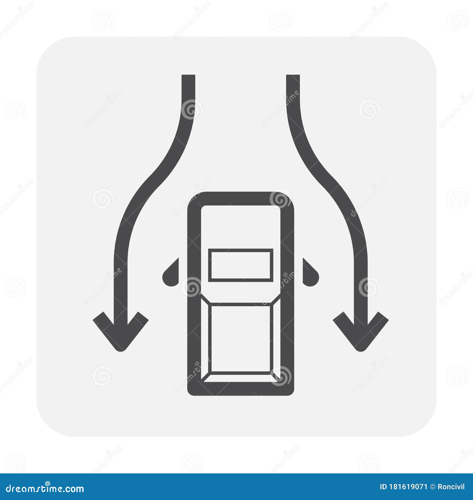 Car test icon stock vector. Illustration of automobile - 181619071