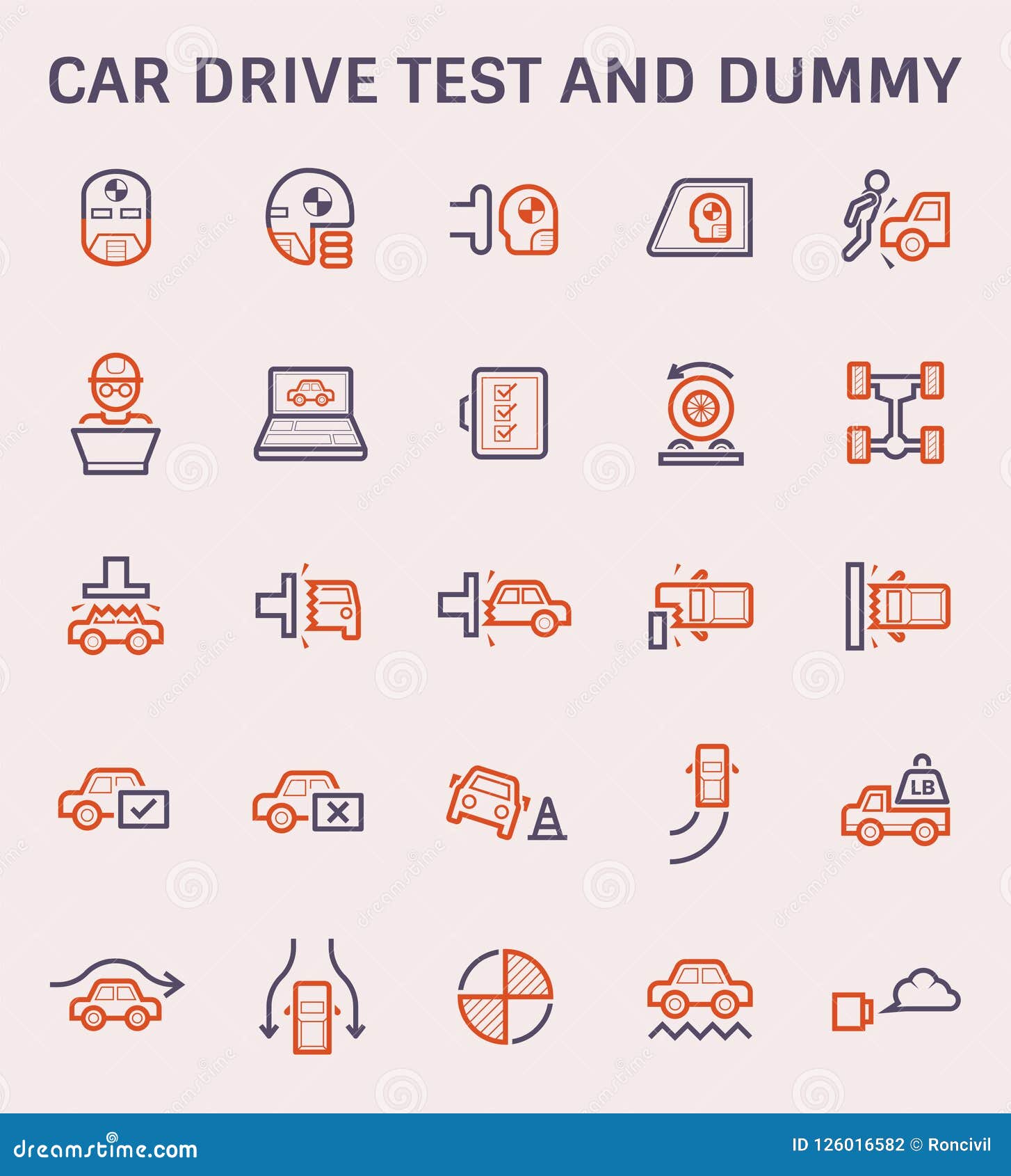 Car test icon stock vector. Illustration of model, aerodynamic - 126016582