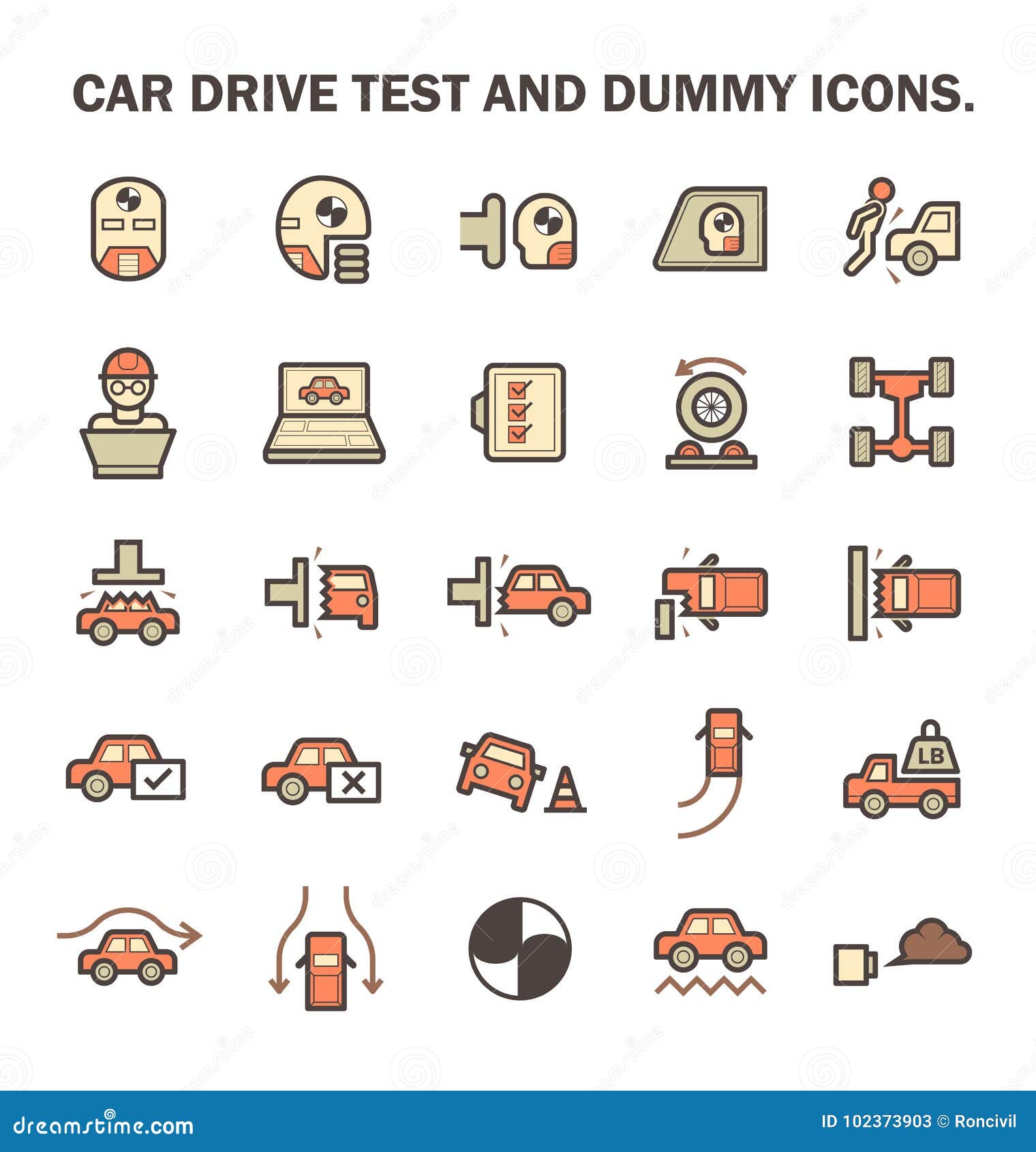 Car Test Icon stock vector. Illustration of icon, list - 102373903