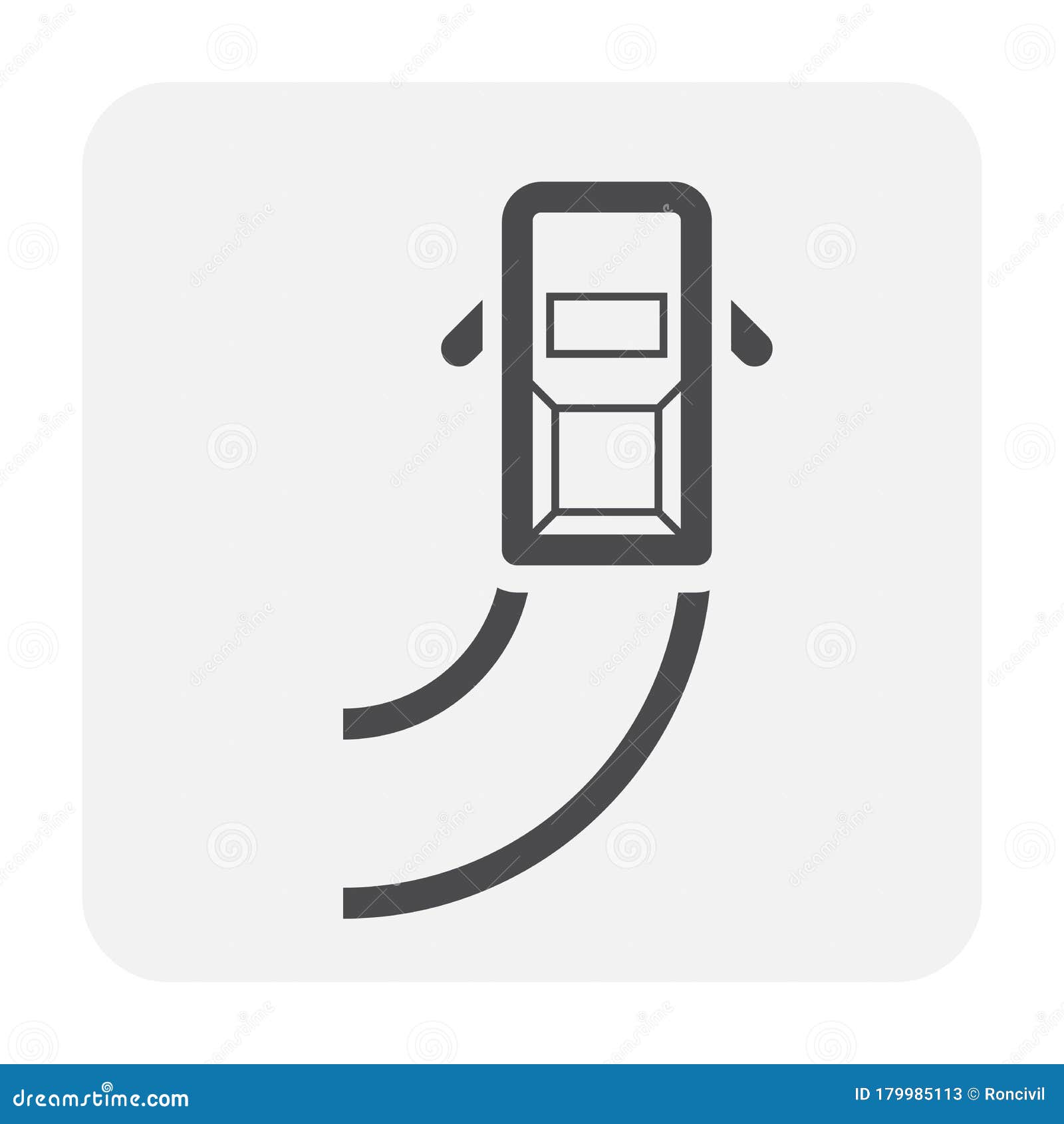 Car test icon stock vector. Illustration of dynamic - 179985113