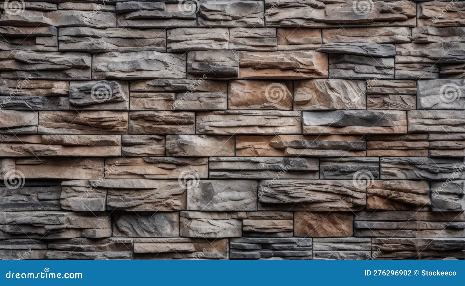 Car Textured Stone Cladding Pattern for Walls Stock Illustration ...