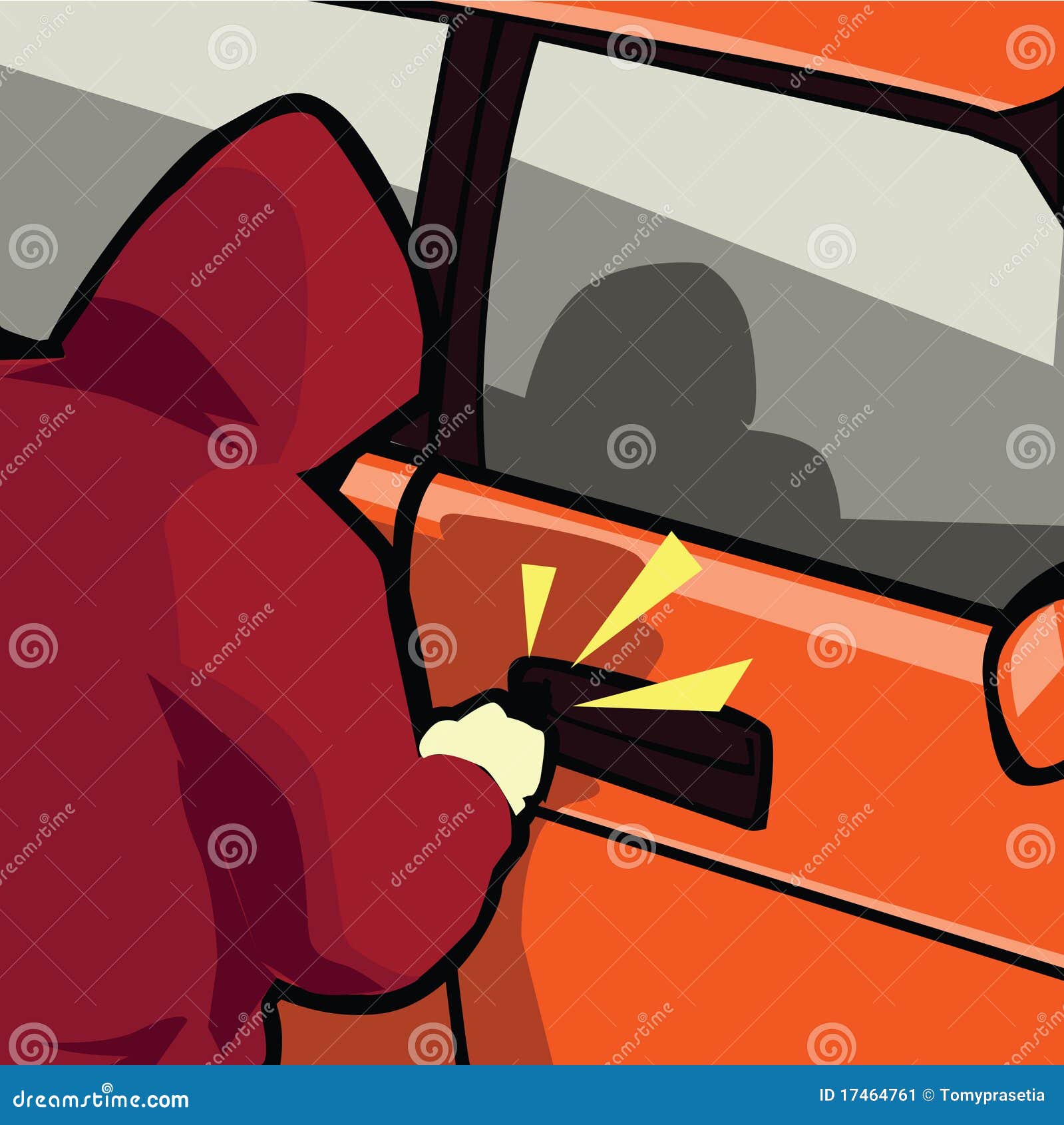 Car Theft Cartoon Vector | CartoonDealer.com #17464761
