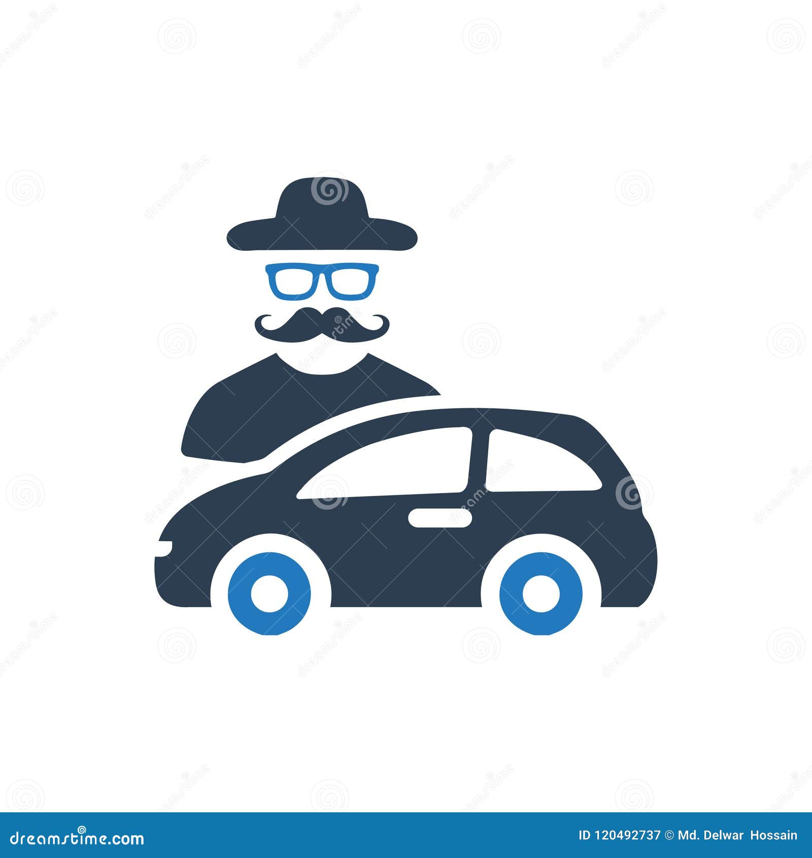 Car Theft Icon stock vector. Illustration of sign, auto - 120492737