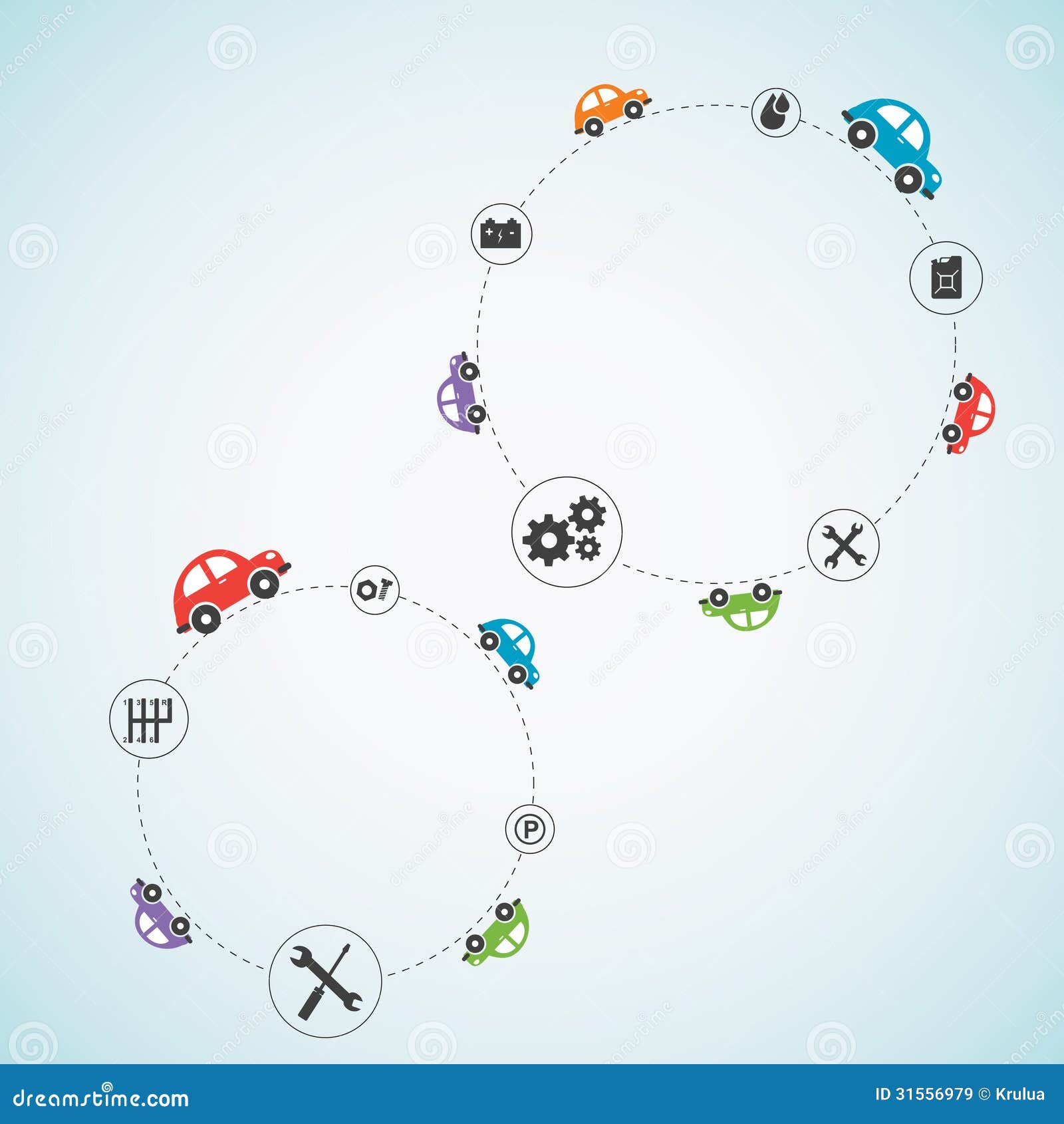 Car theme background. stock vector. Illustration of exterior - 31556979