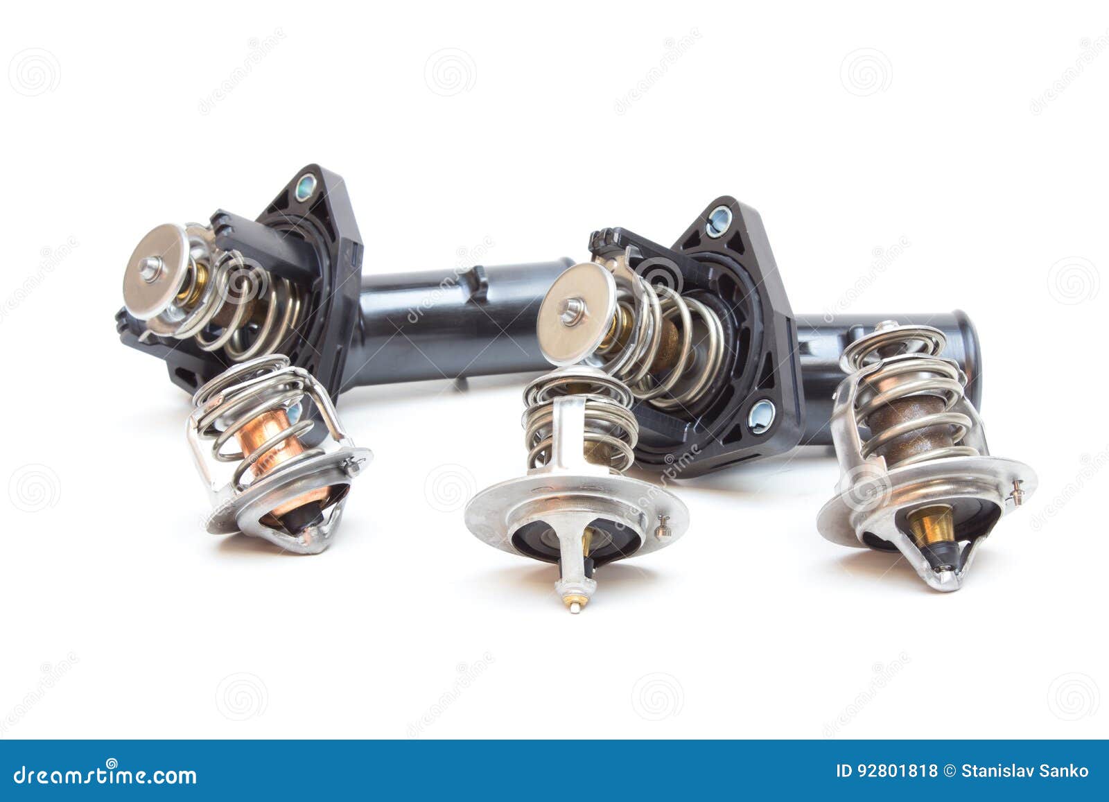 Car thermostat stock photo. Image of fluid, flap, heat - 92801818