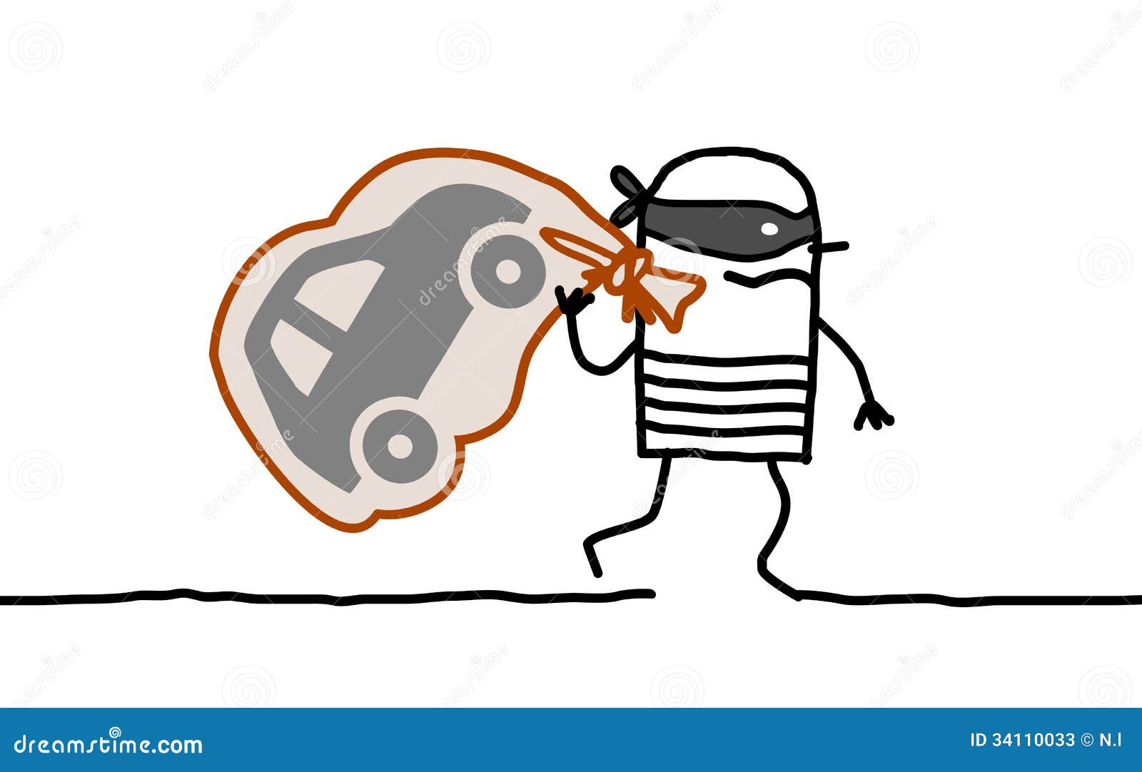 Clipart car thief