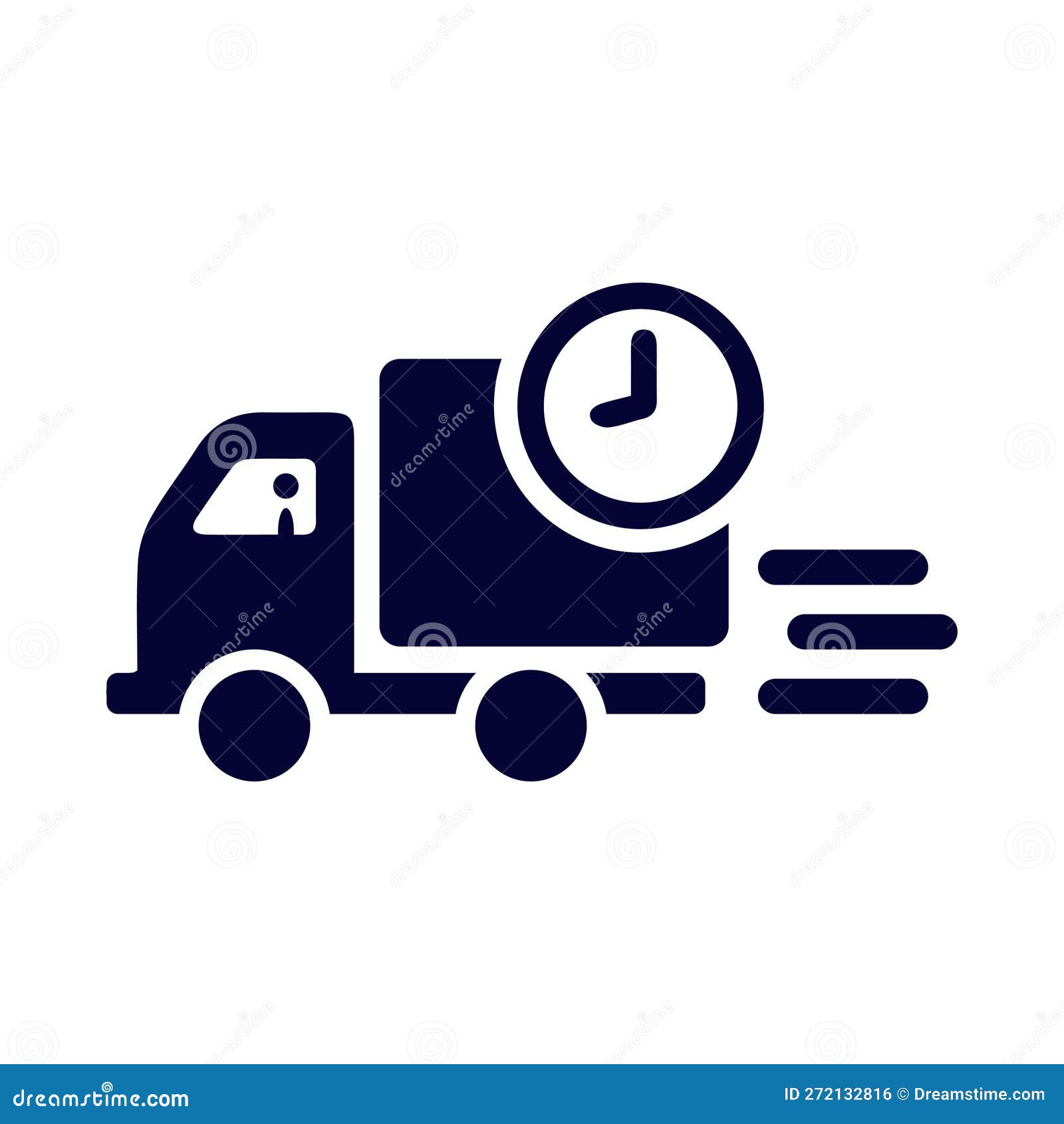 Car, Time, Watch, Clock, Fast, on Time Delivery Icon Stock Vector ...