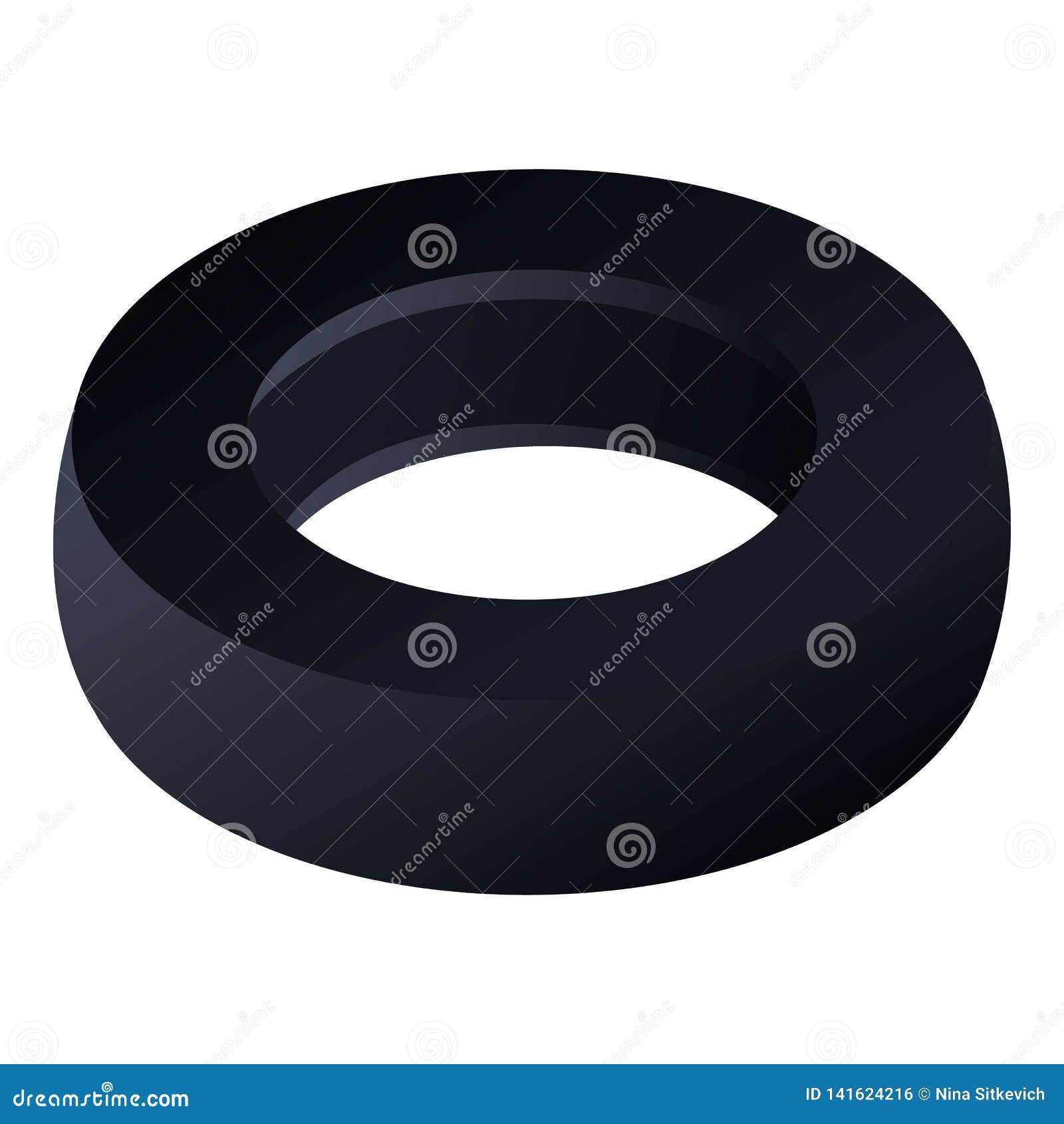 Car Tire Icon, Isometric Style Stock Vector - Illustration of isometric ...