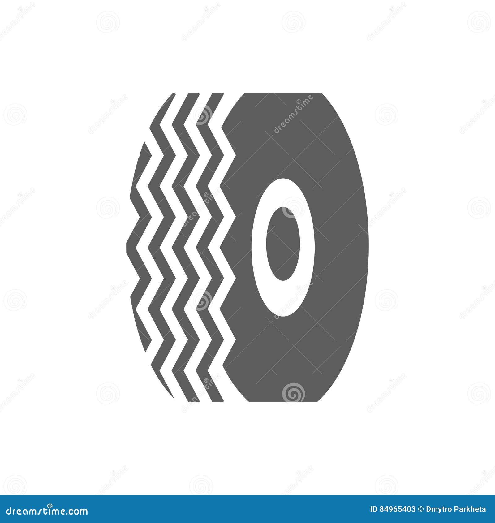 Car tire icon stock vector. Illustration of truck, circle - 84965403