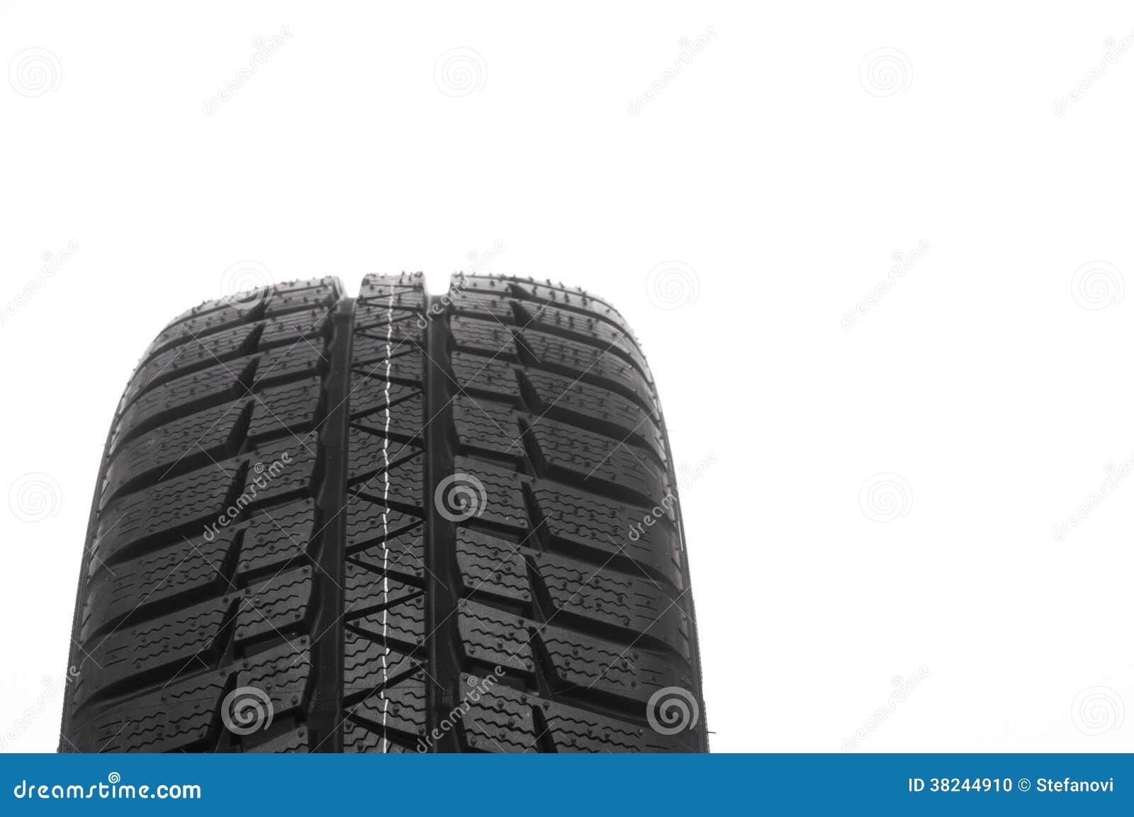 Car Tire Isolated on White Background Stock Photo - Image of shop ...