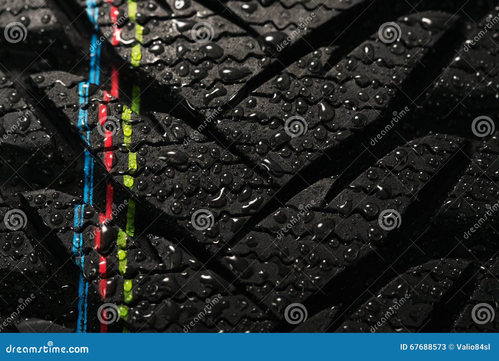 Car tire and water drops stock image. Image of pattern - 67688573