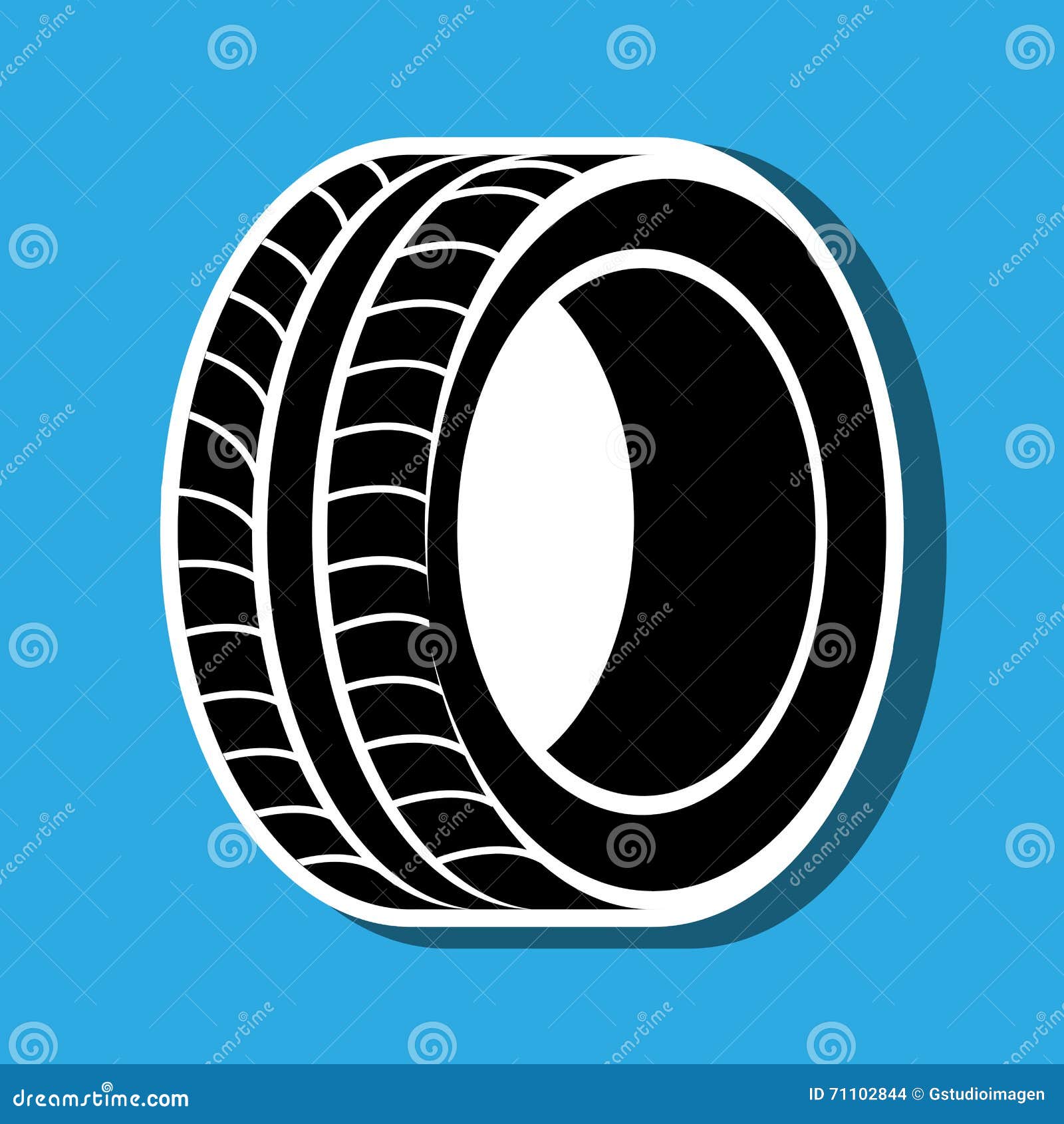 Car tires design stock illustration. Illustration of service - 71102844