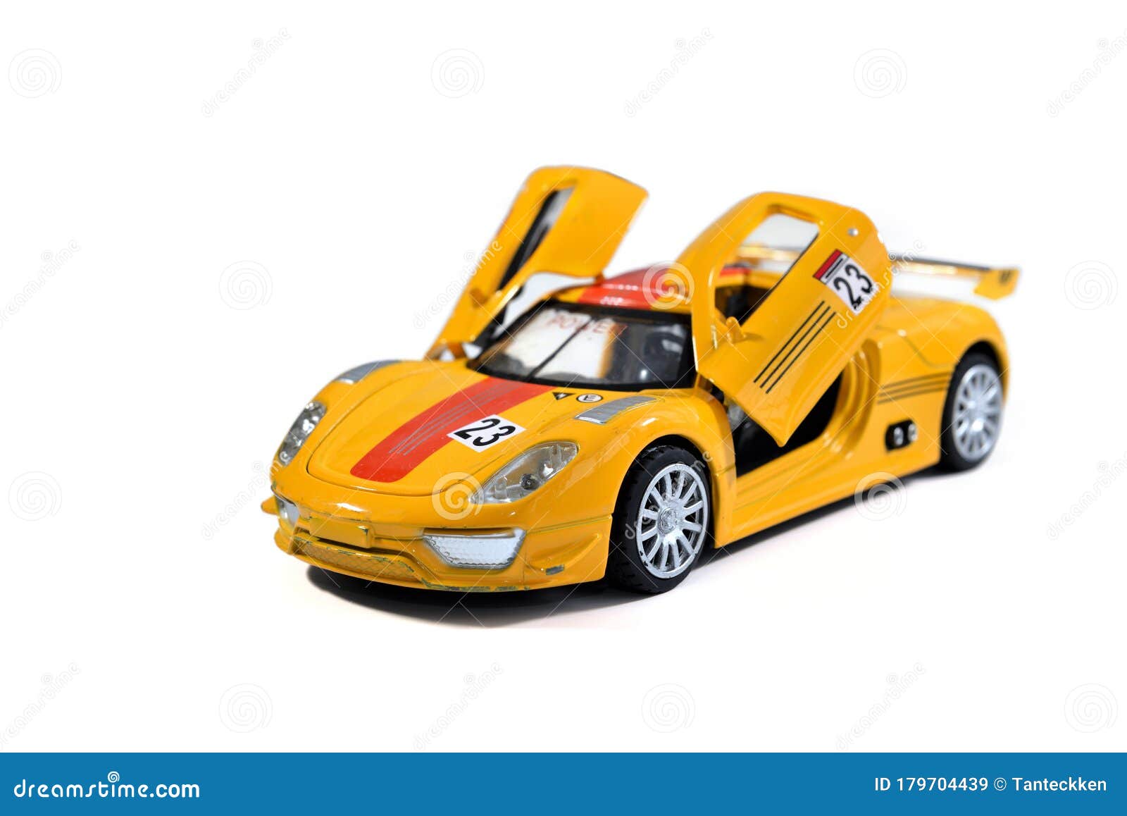 Car Toy Isolated on White Background Stock Image - Image of commuting ...