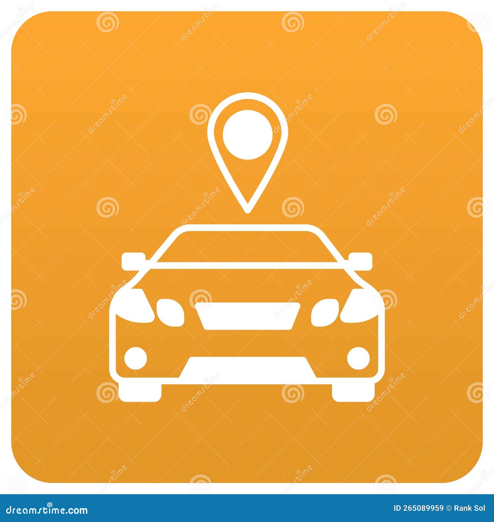 Car Tracker Which Can Easily Edit or Modify Stock Vector - Illustration ...