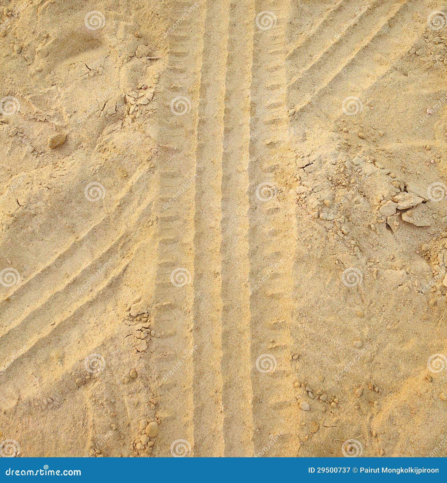 Sand Layer Of Earth At The Site Of Sand Extraction For Concrete ...