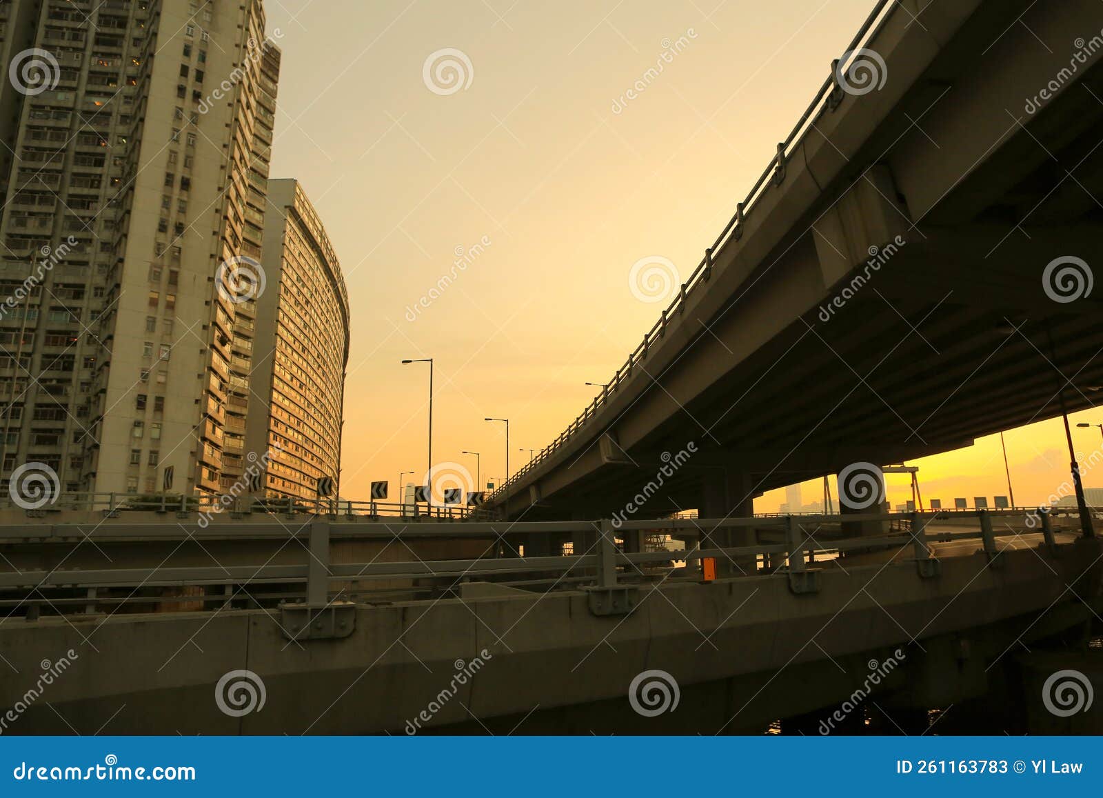 Car Traffic on Island Eastern Corridor Which is an Expressway 5 June ...