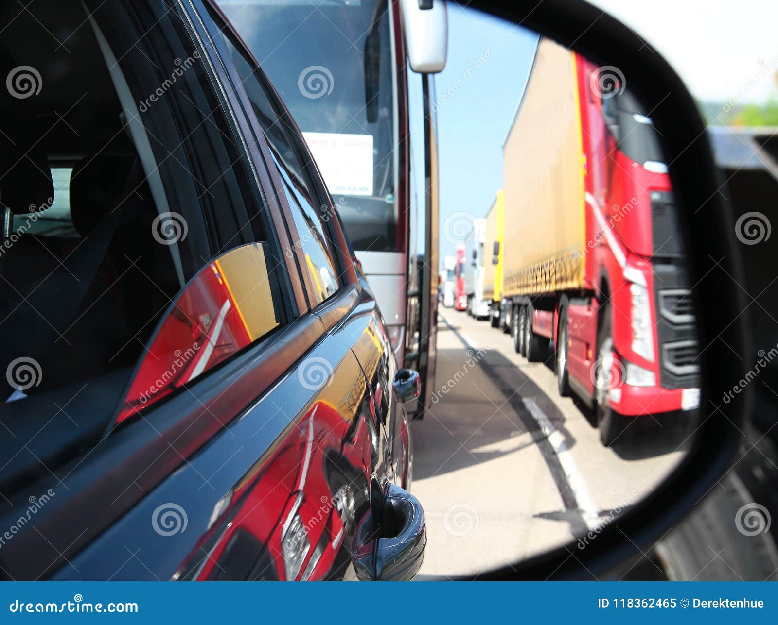 Car Traffic Jam on a Busy Day Stock Image - Image of road, drive: 118362465