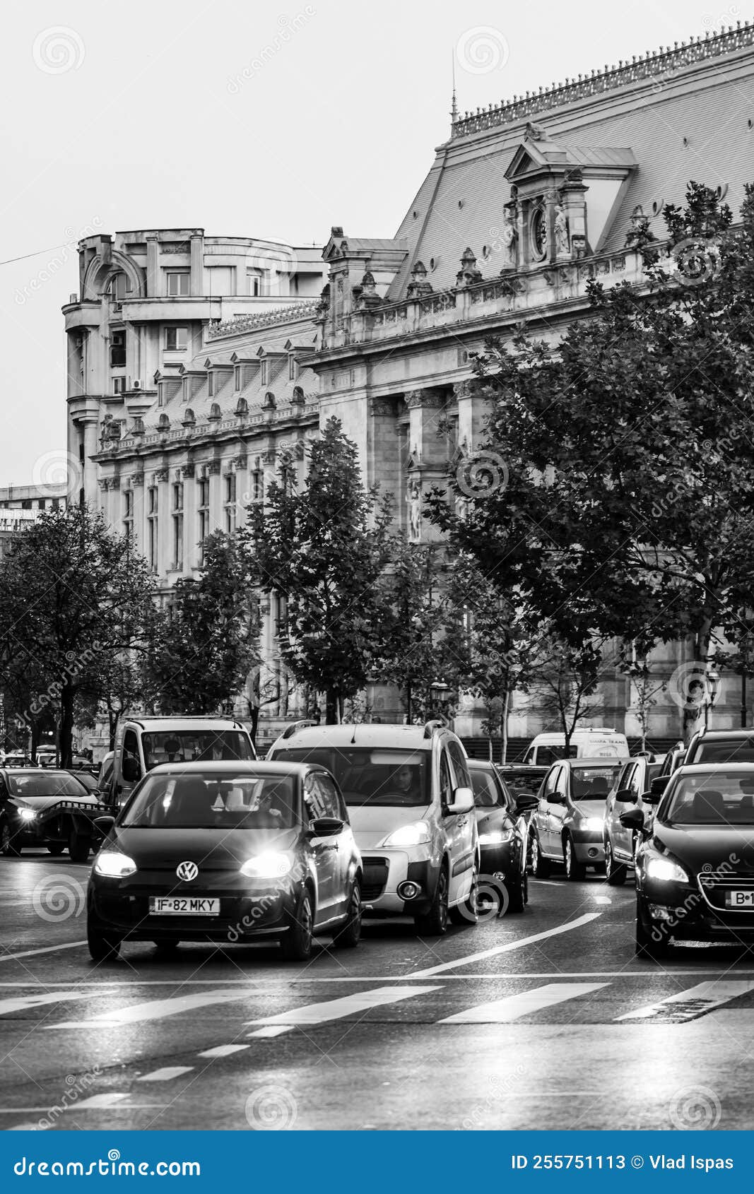 Car Traffic, Pollution, Traffic Jam in Bucharest, Romania, 2022 ...