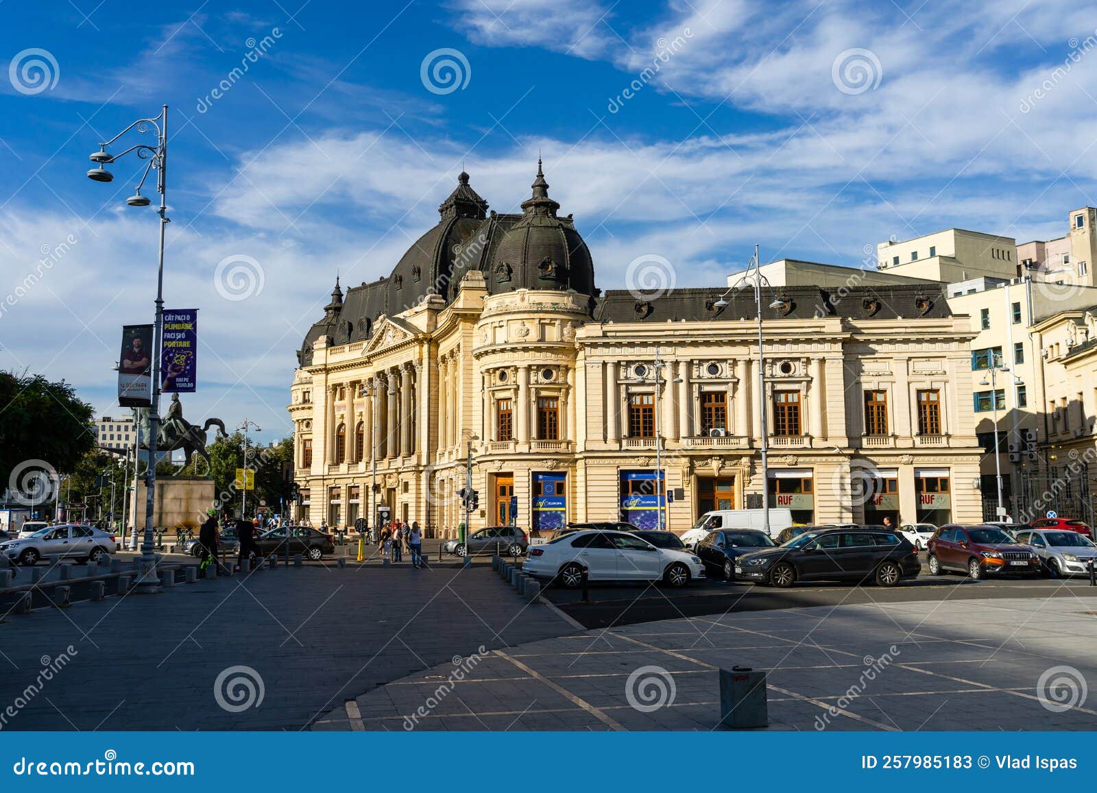 Car Traffic at Rush Hour. Car Pollution, Traffic Jam in Bucharest ...