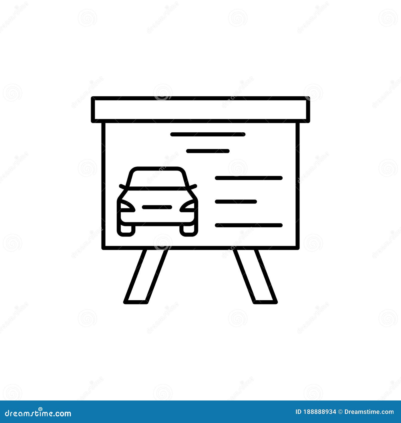 Car, Training, Driver Icon. Simple Line, Outline Vector Elements of ...