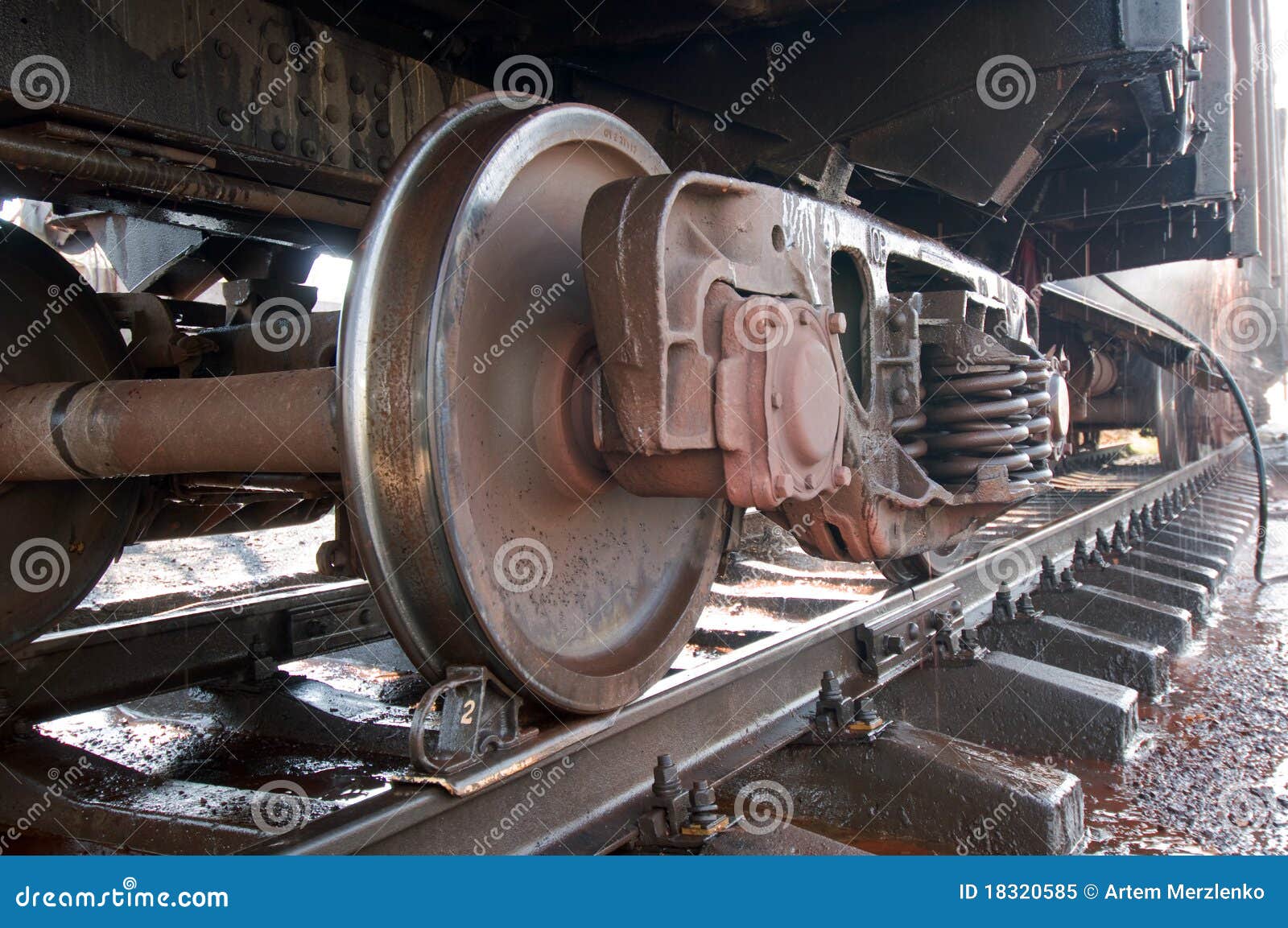 Car transport train stock image. Image of scoop, wheel - 18320585