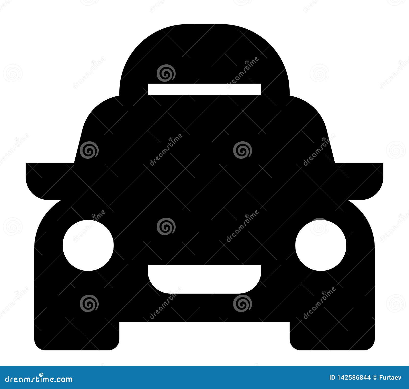 Car travel icon stock vector. Illustration of roof, road - 142586844