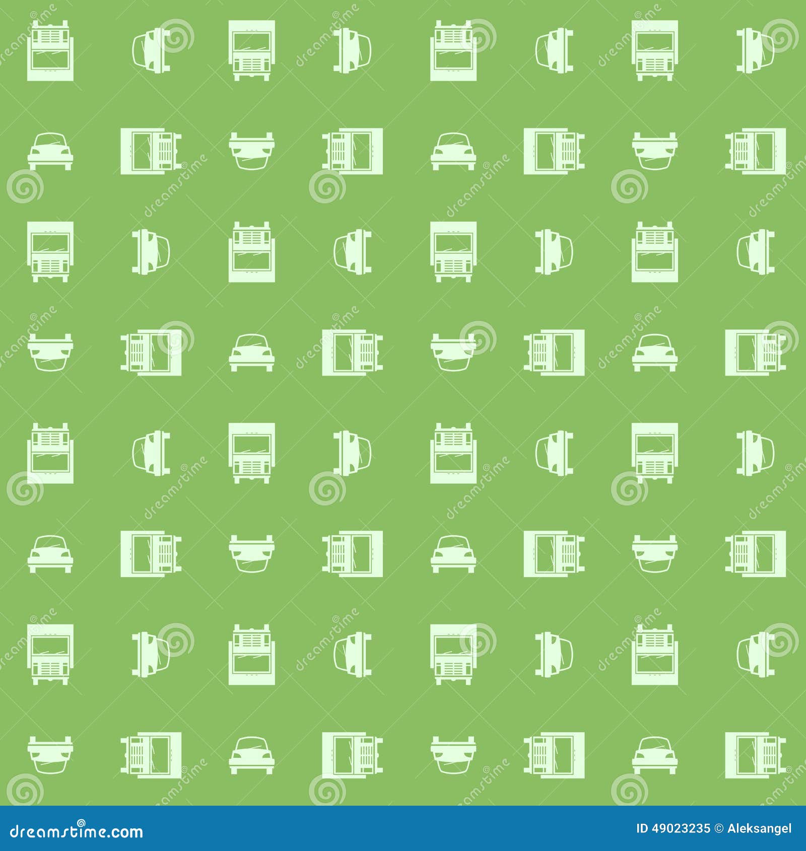 Car and Truck. Seamless Pattern Stock Illustration - Illustration of ...