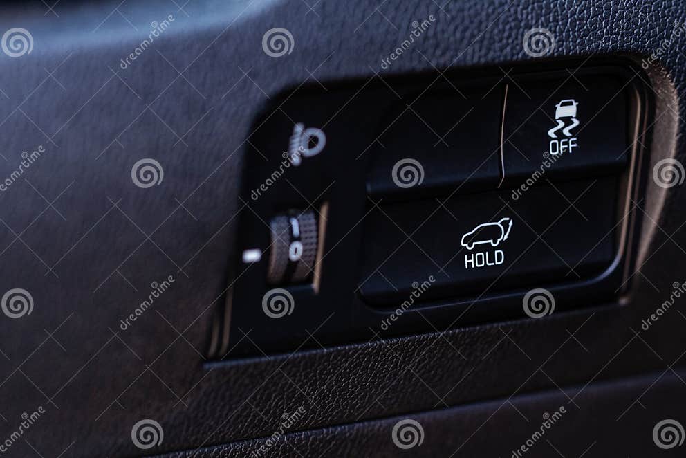 Car Trunk Open Button. Electric Trunk Switch Controller Stock Image ...