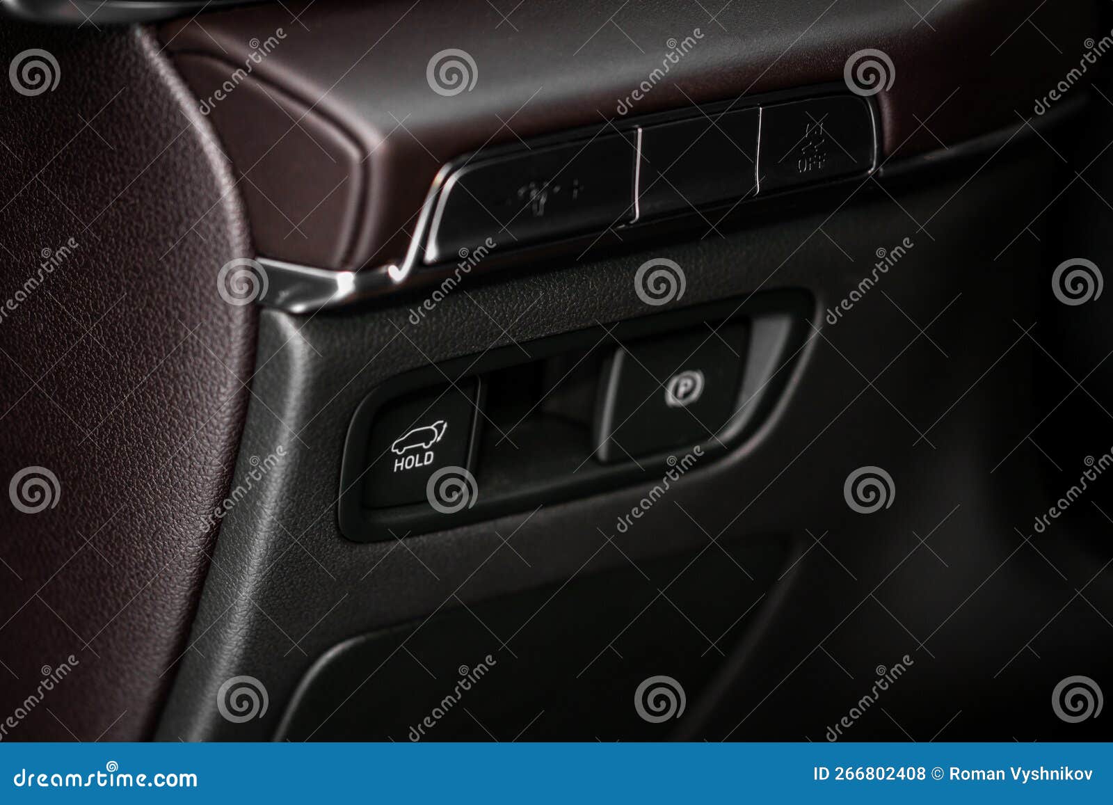 Car Trunk Open Button. Electric Trunk Switch Controller Stock Photo ...