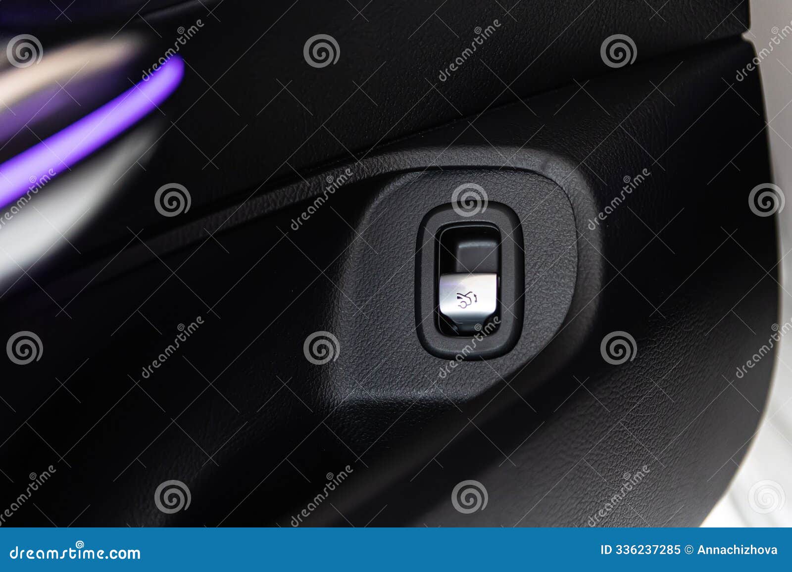 Car Trunk Open Button. Electric Trunk Switch Controller Stock Image ...