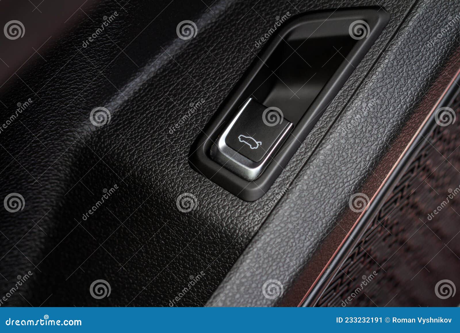 Car Trunk Open Button. Electric Trunk Switch Controller Stock Image ...