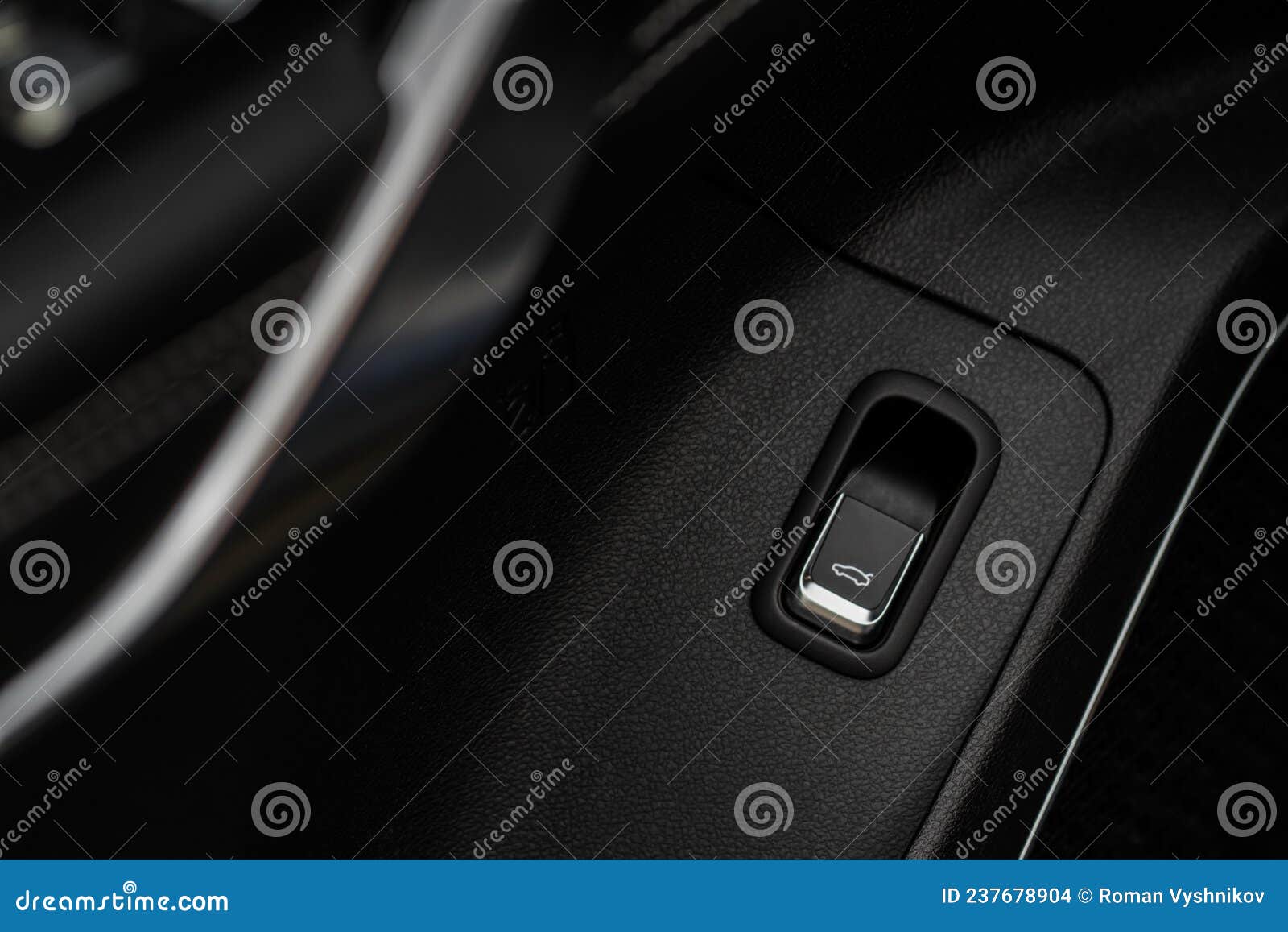 Car Trunk Open Button. Electric Trunk Switch Controller Editorial Stock ...