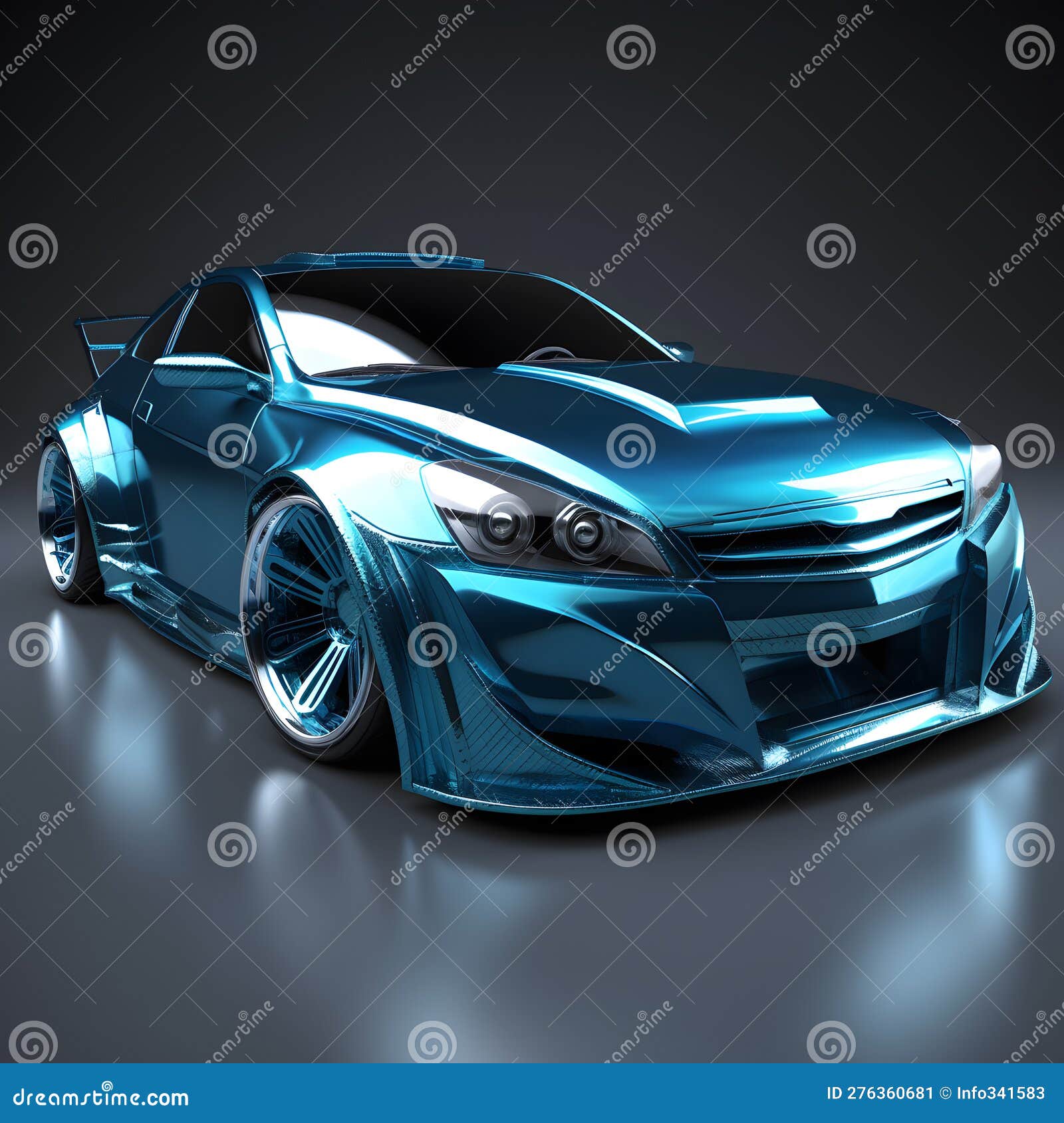 Car Tuning Realistic Created with Generative AI Stock Illustration ...